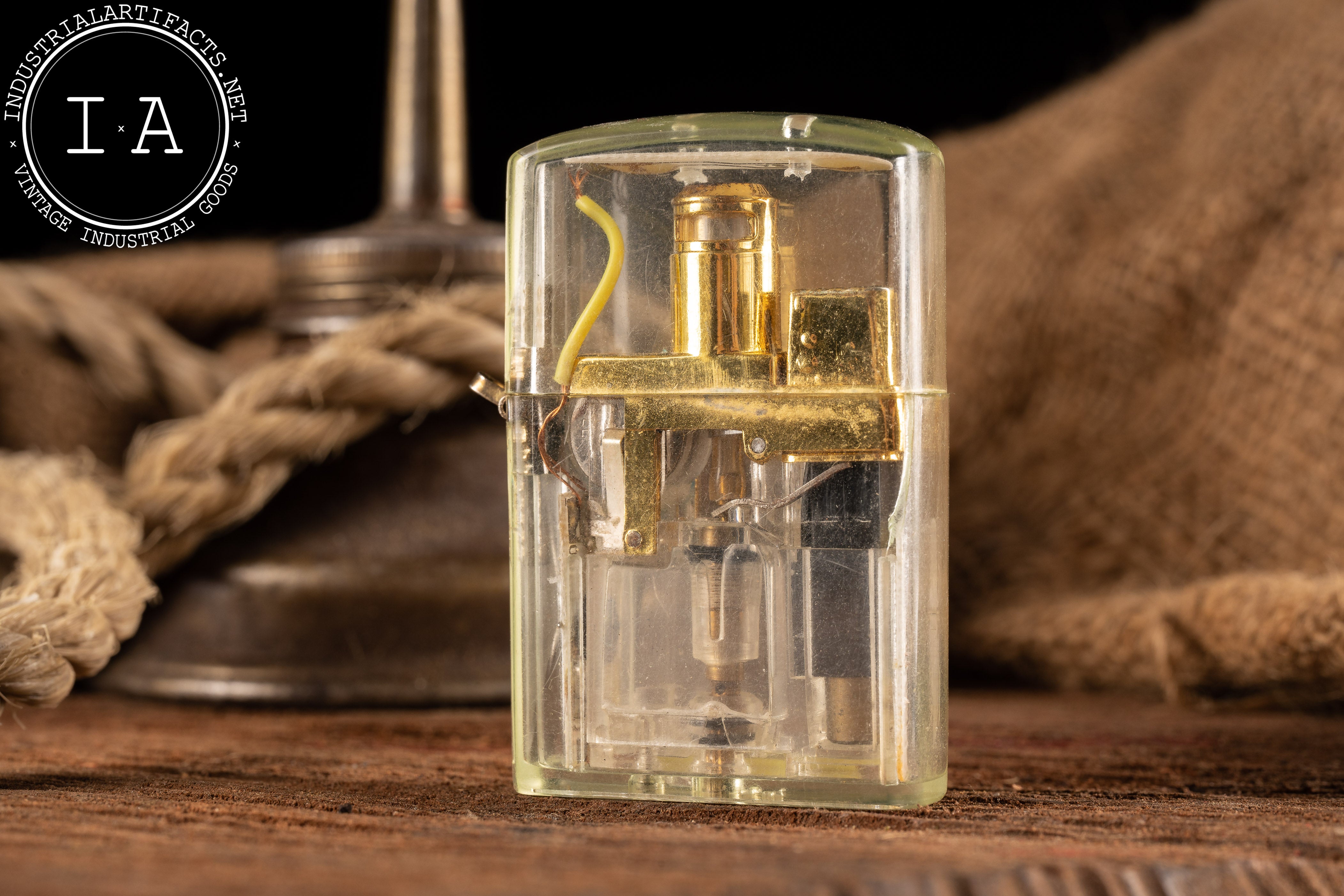 Vintage Clear Craze Lighter – Industrial Artifacts Vintage Clear Craze Lighter – Industrial Artifacts