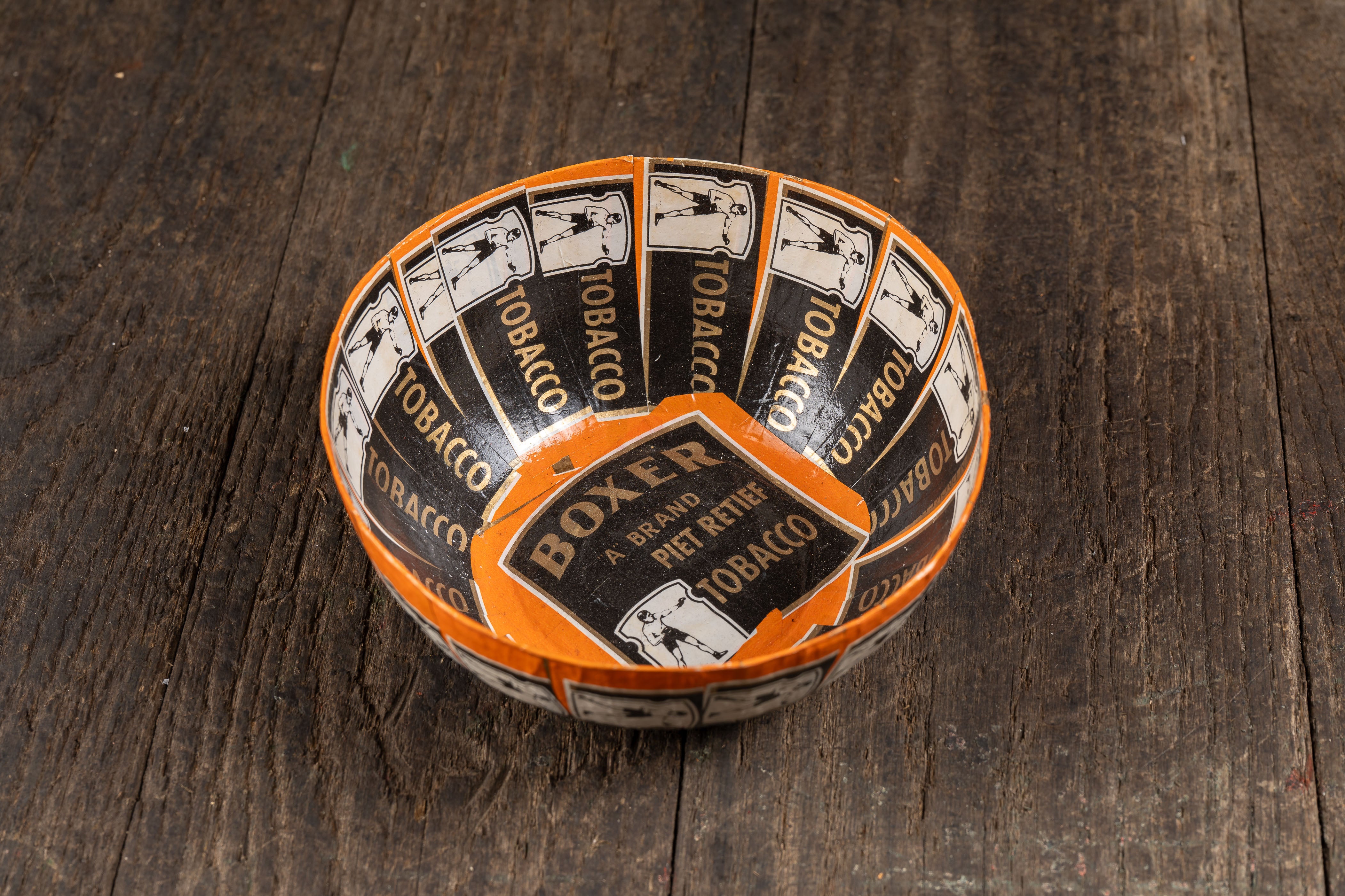 Boxer Tobacco Folk Art Bowl – Industrial Artifacts