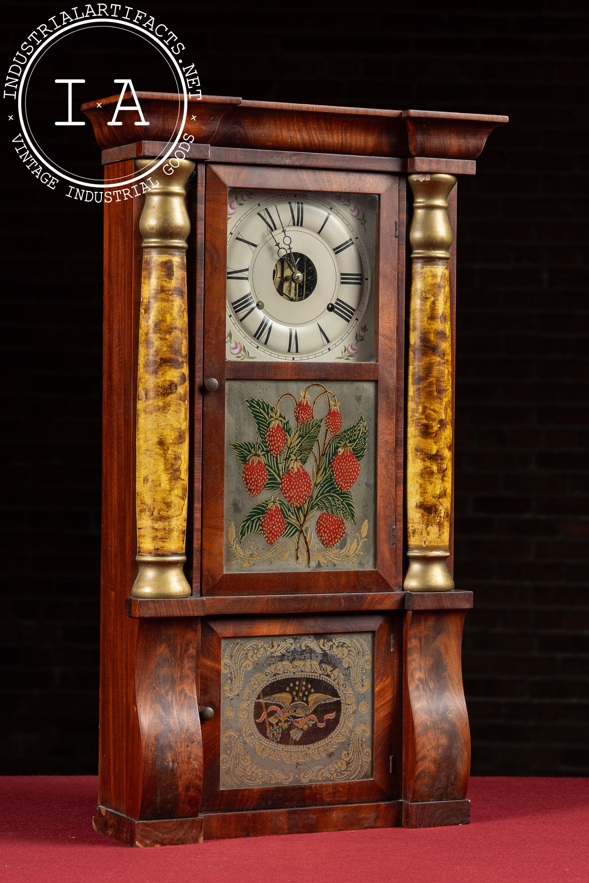 Mid-19th Century Seth Thomas Triple Decker Empire Clock – Industrial ...