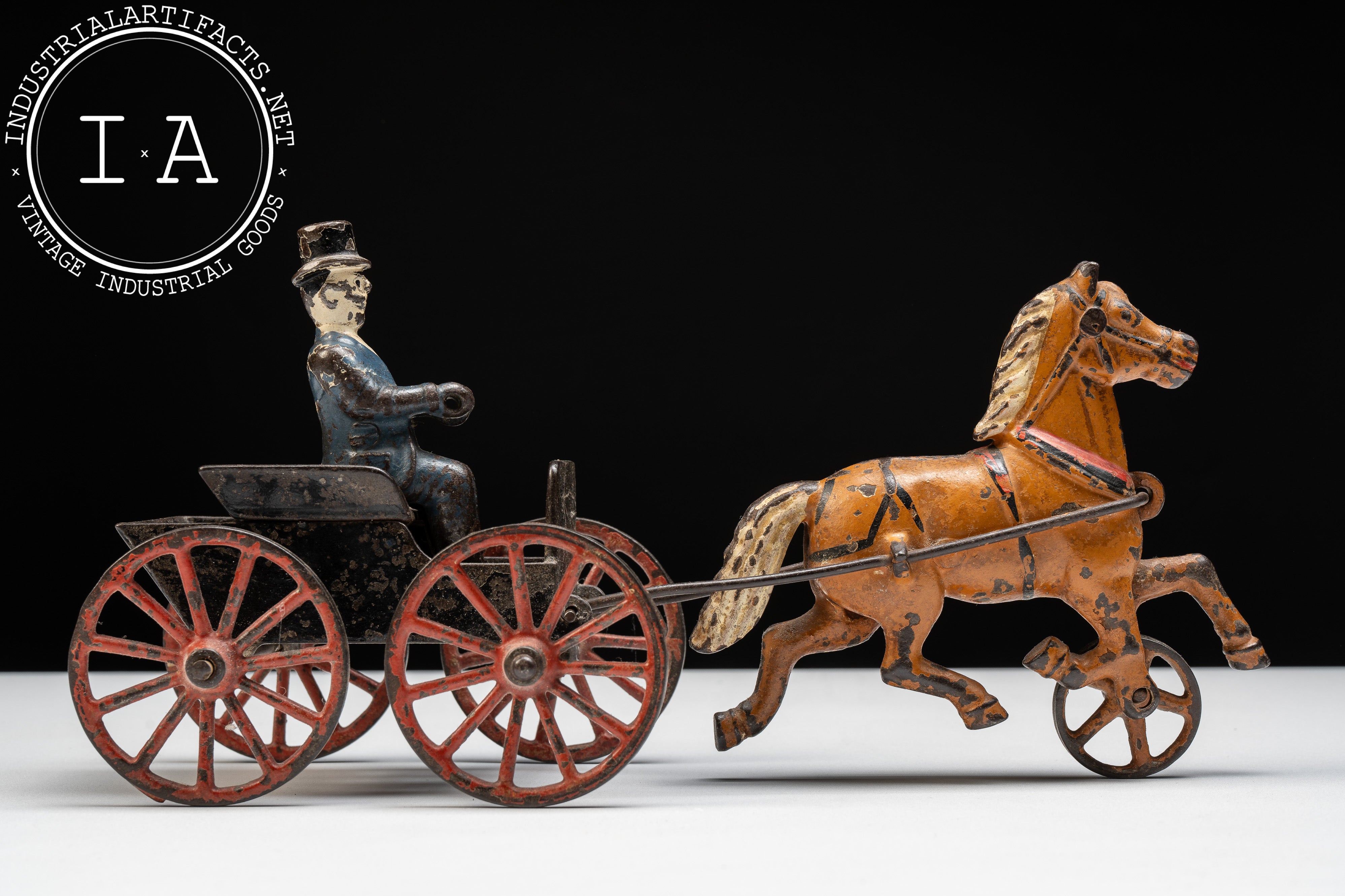Late 19th Century Harris Doctor's Cart with Original Driver ...