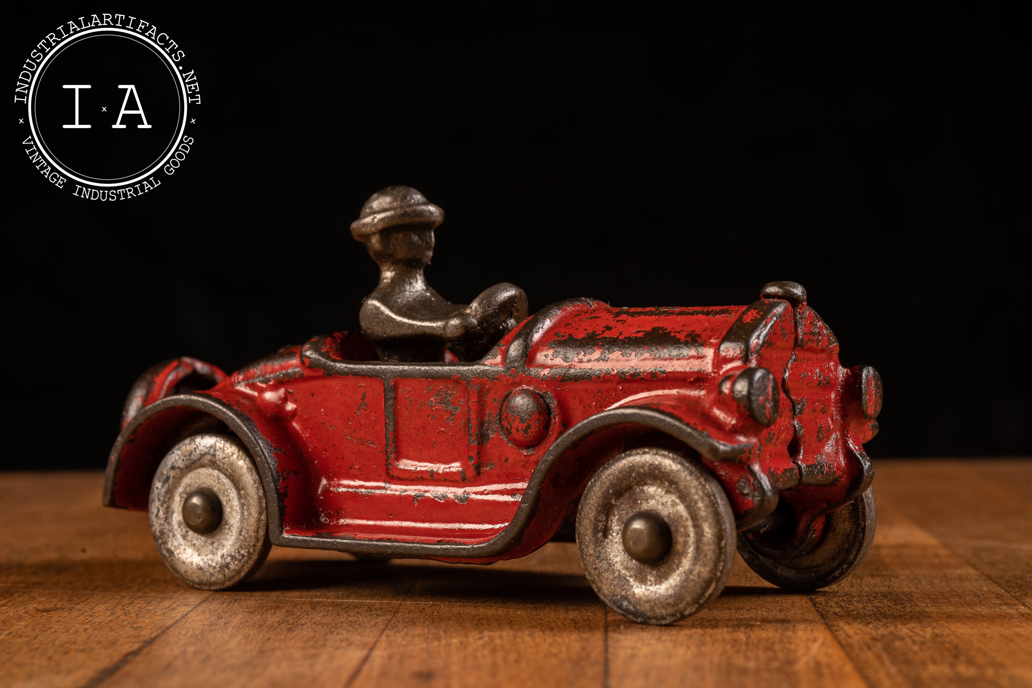 1920s Kilgore Cast Iron Toy Sports Roadster with Original Driver ...