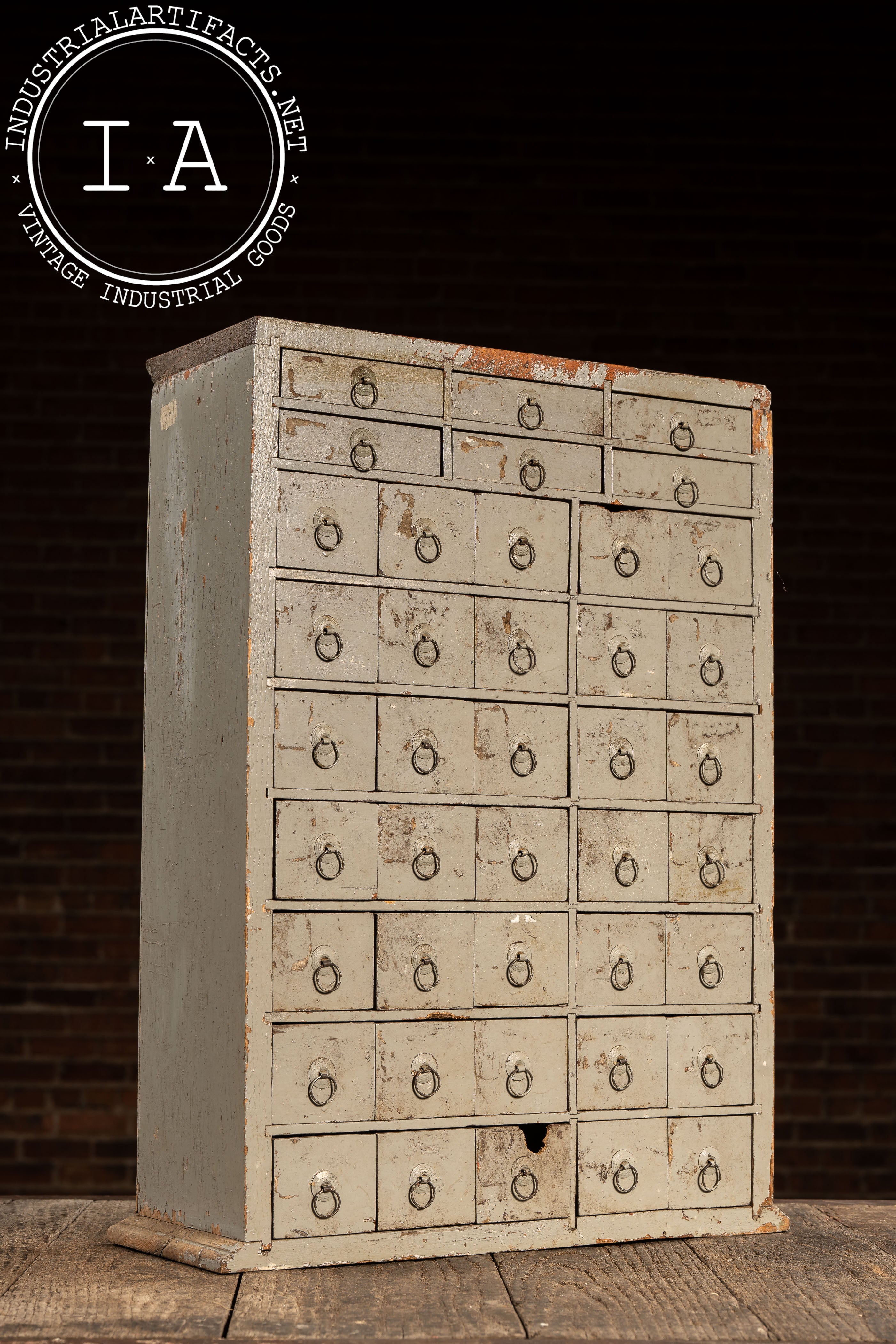 Late 19th Century Munyons Homeopathic Remedies Apothecary Cabinet ...