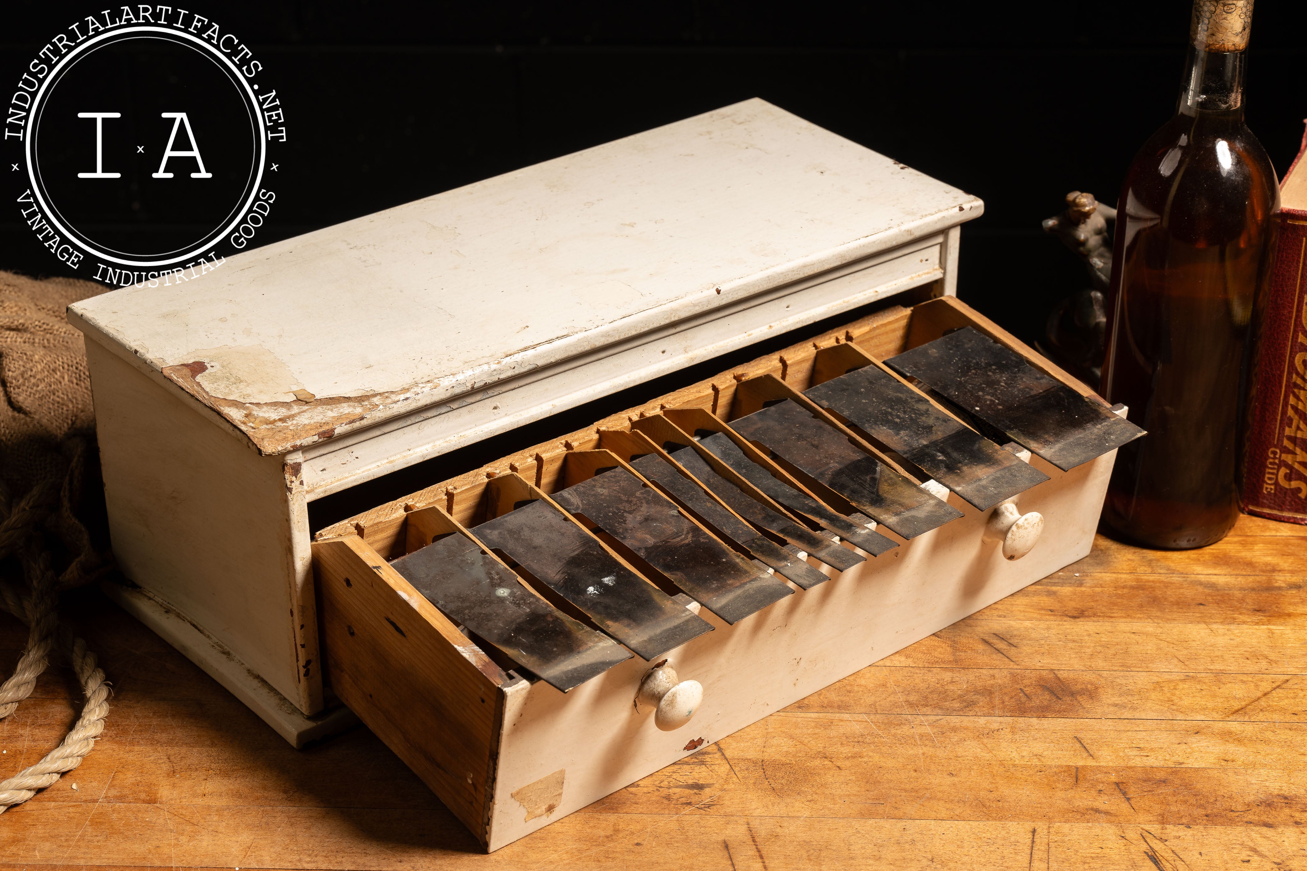 Early 20th Century Label Box – Industrial Artifacts