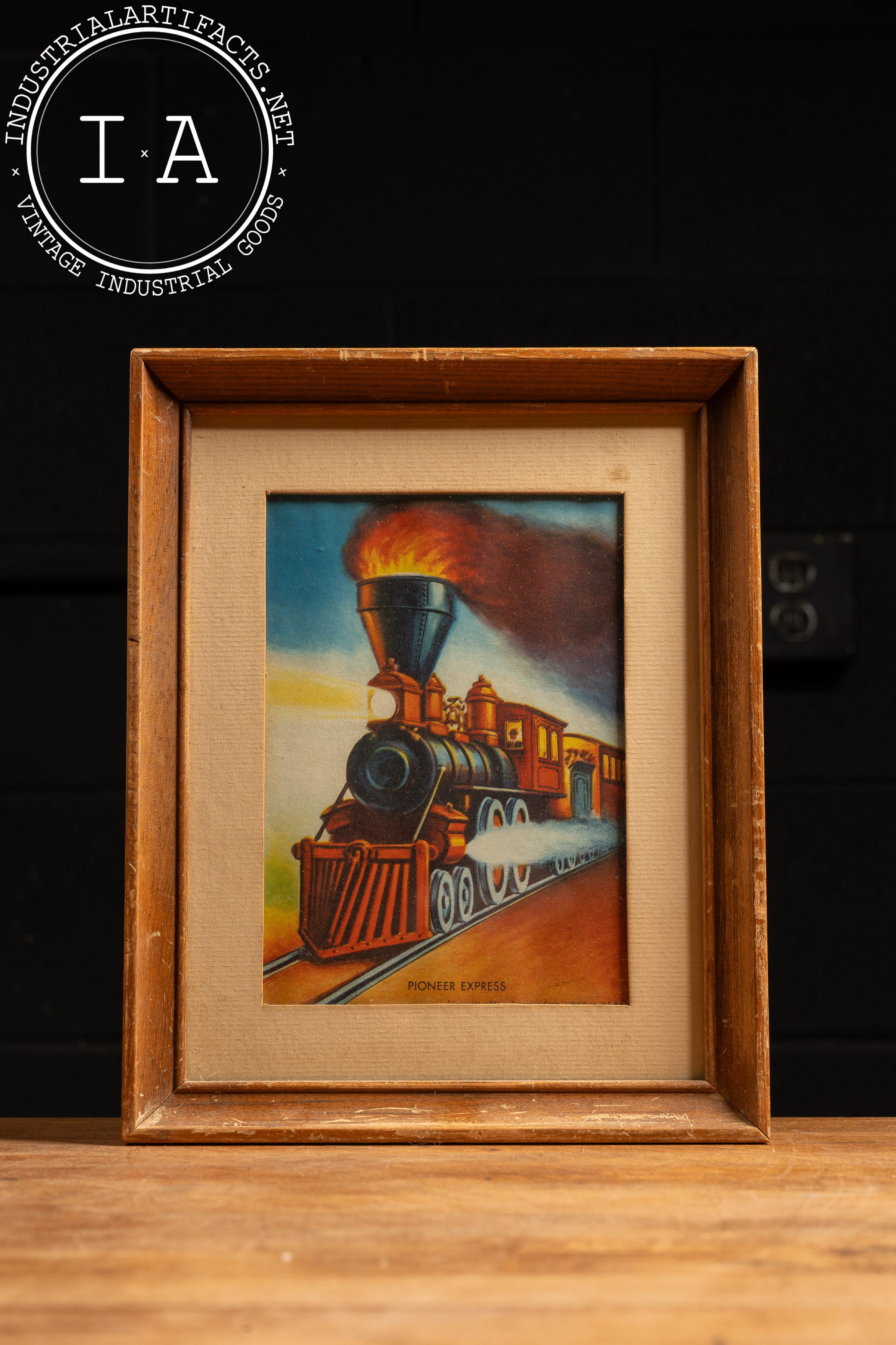 Vintage Pioneer Express Lighted Motion Sign – Industrial Artifacts
