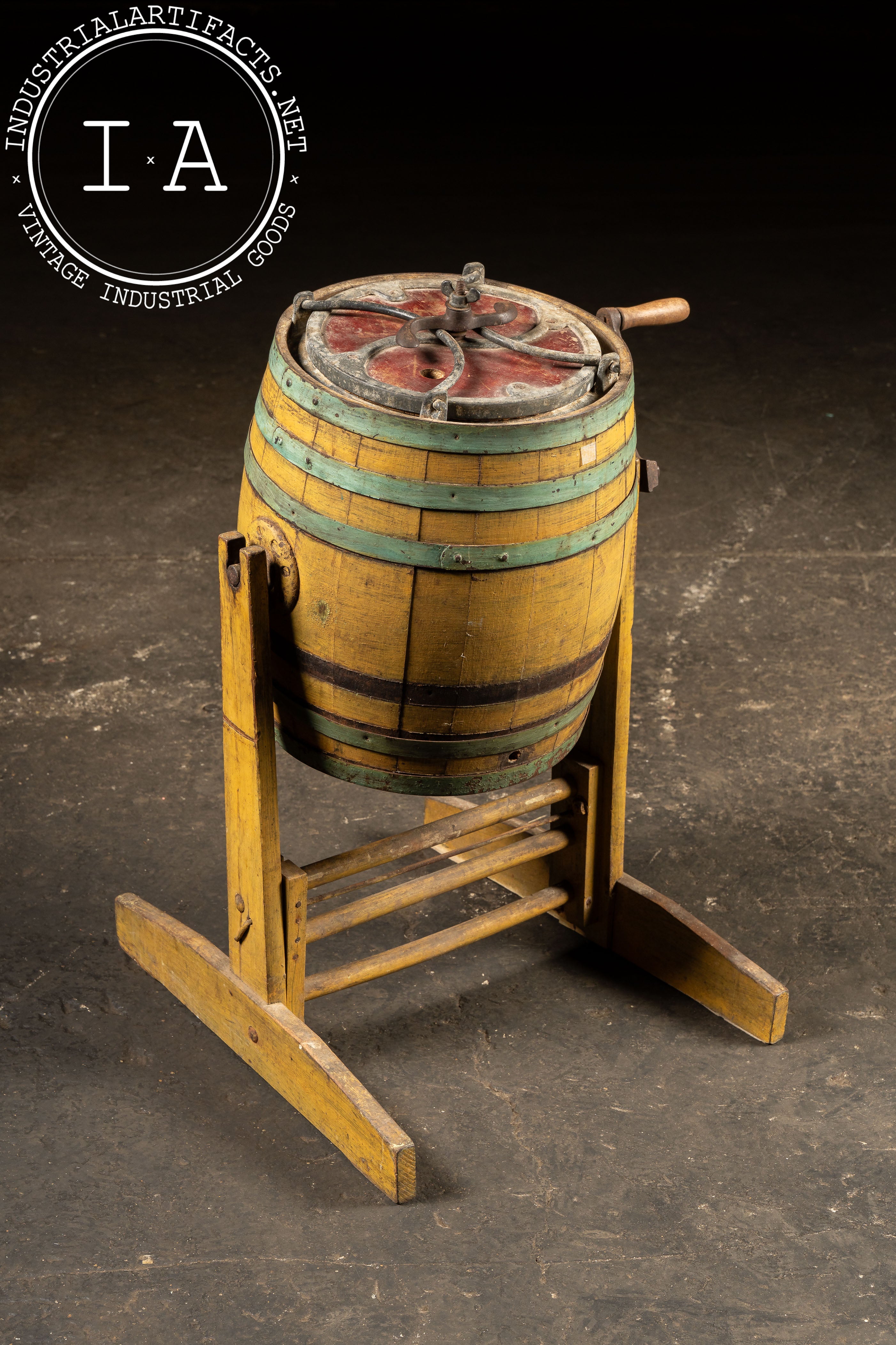 Early 20th Century "Favorite" Butter Churn by Dobson – Industrial Artifacts