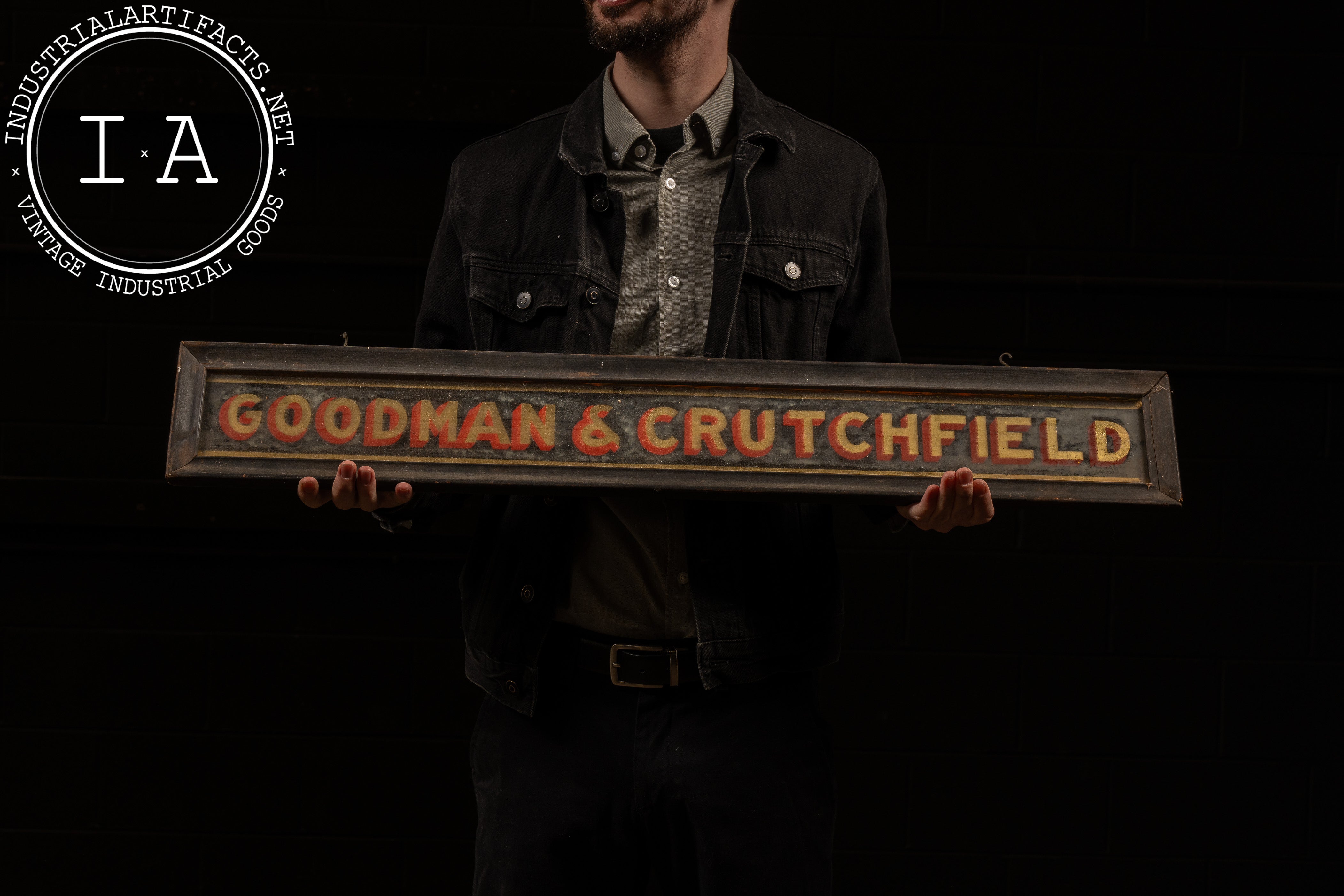 Early 20th Century Undertaker Storefront Sign – Industrial Artifacts