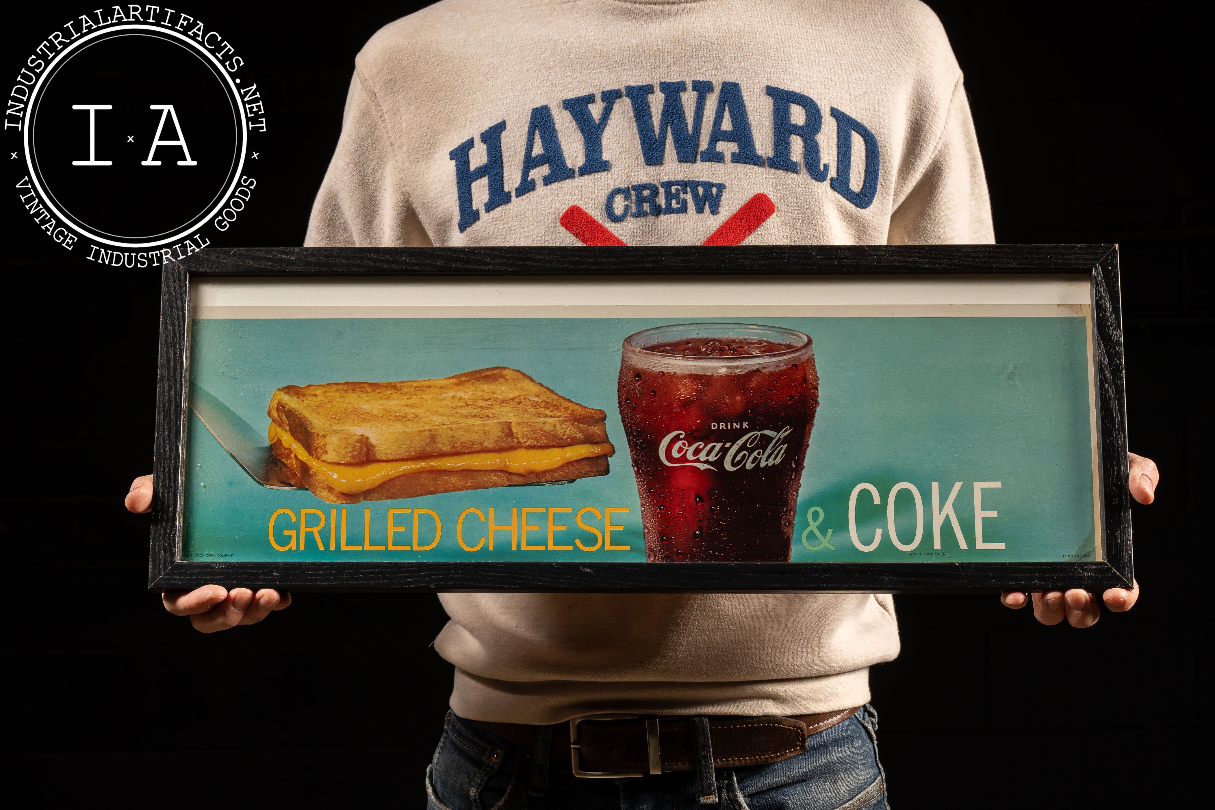 Vintage Grilled Cheese and Coke Litho Print – Industrial Artifacts