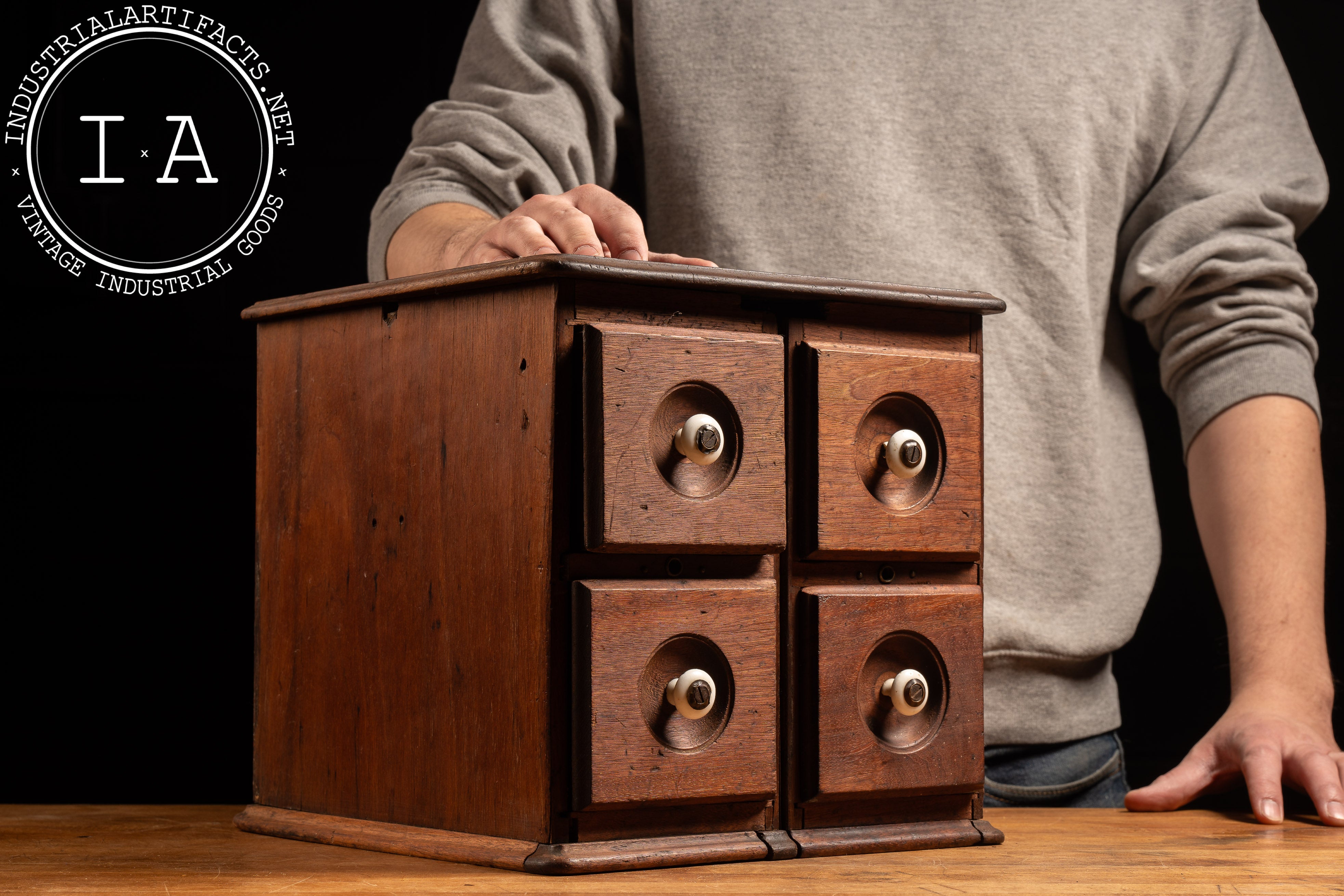 Vintage Singer Spool Cabinet – Industrial Artifacts