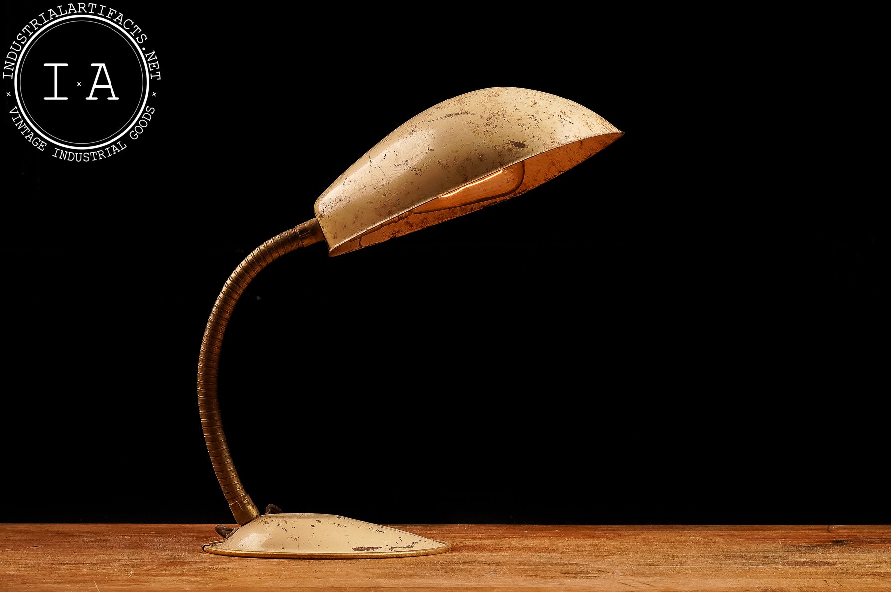 Vintage Adjustable Cobra Desk Lamp – Industrial Artifacts