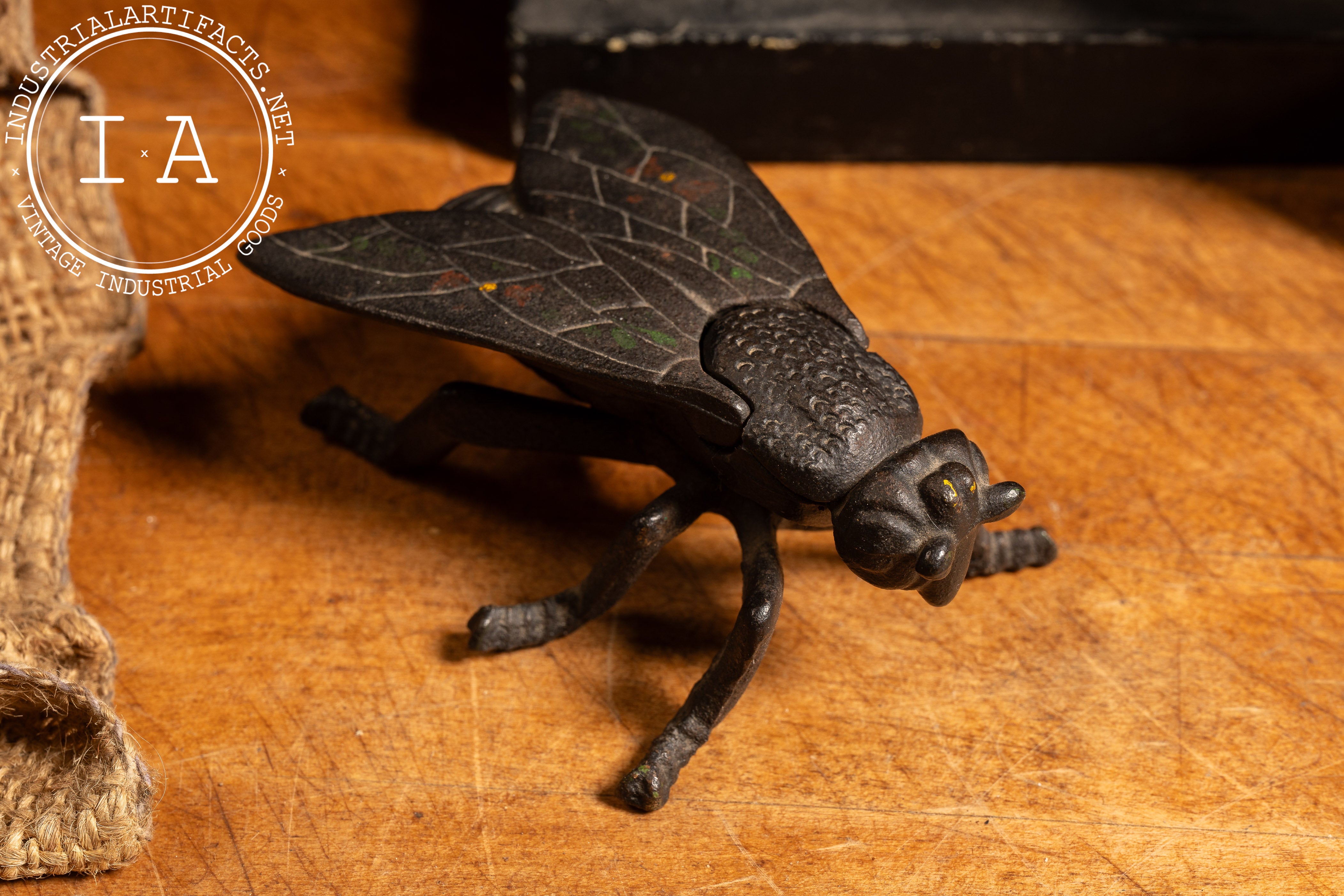 Vintage Cast Iron Fly Match Holder – Industrial Artifacts