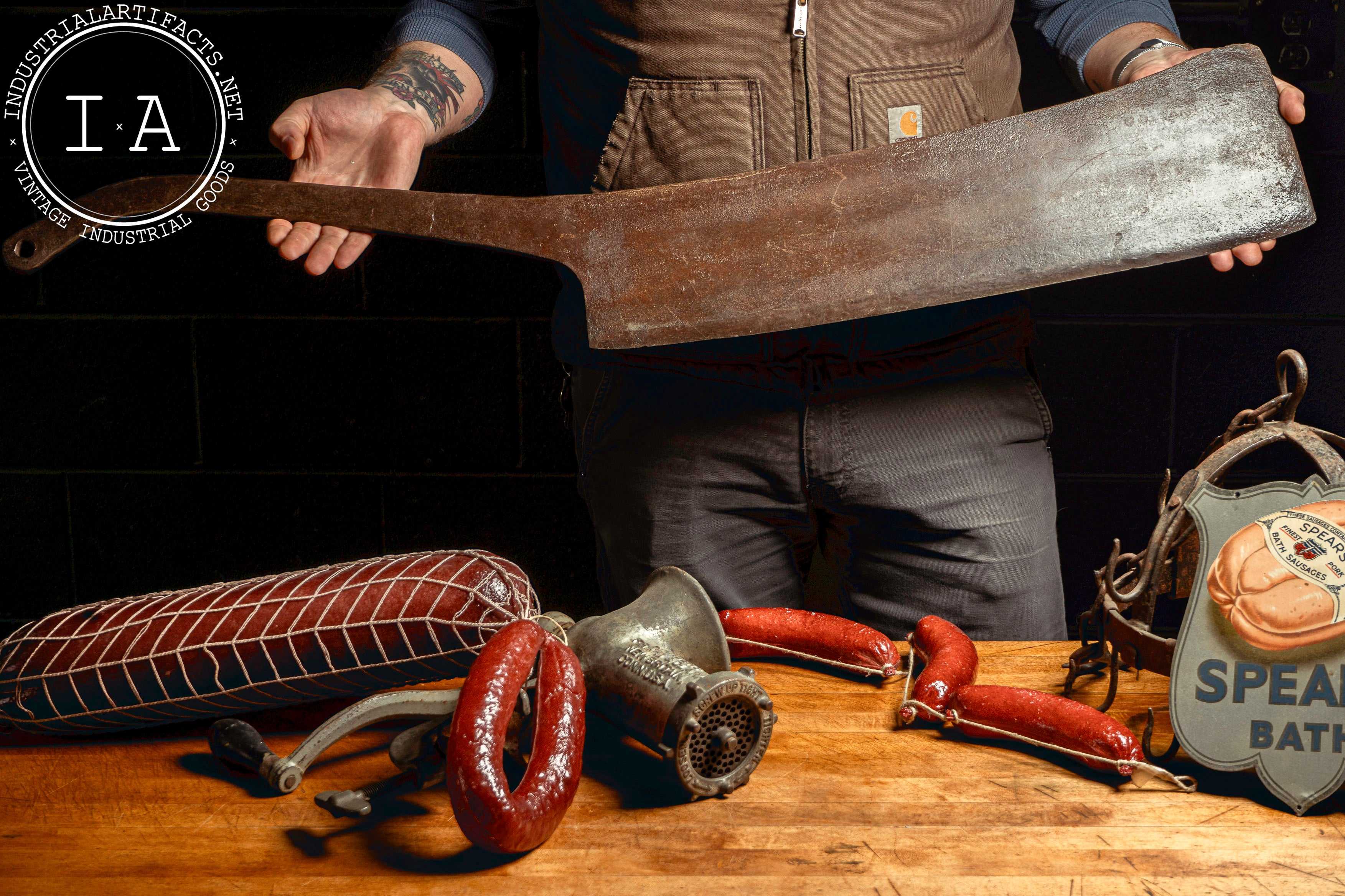 Late 19th Century Hog Splitter – Industrial Artifacts