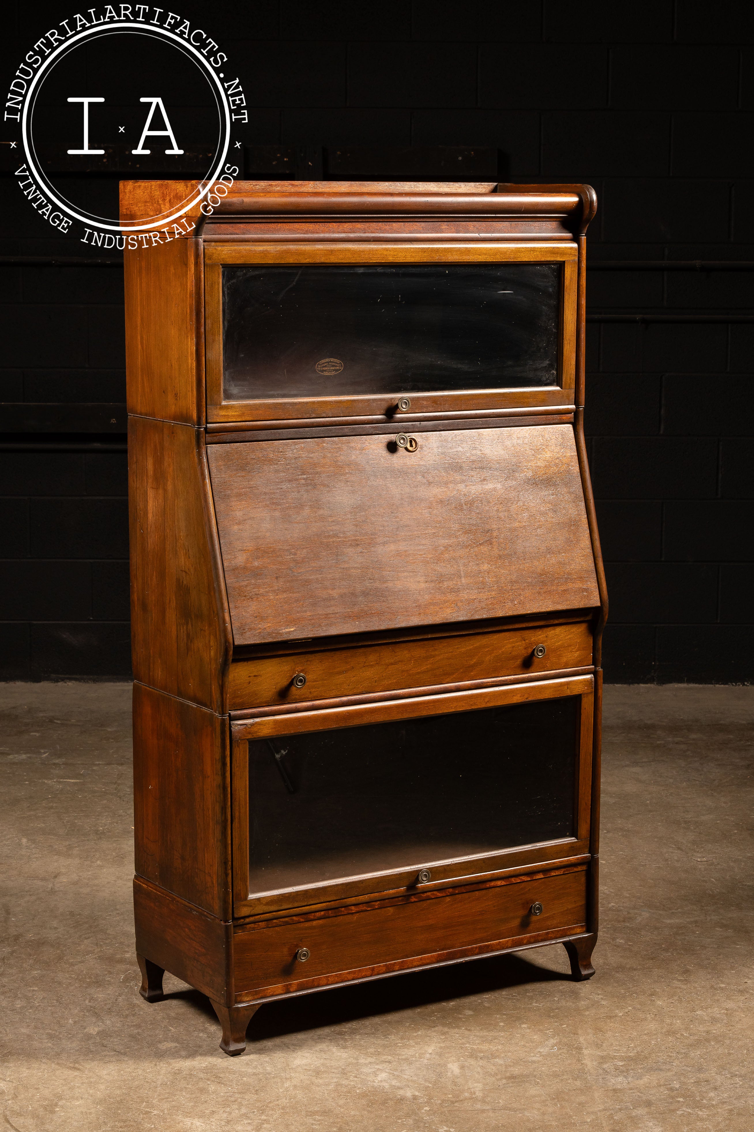 Early 20th Century Barrister-Style Secretary – Industrial Artifacts