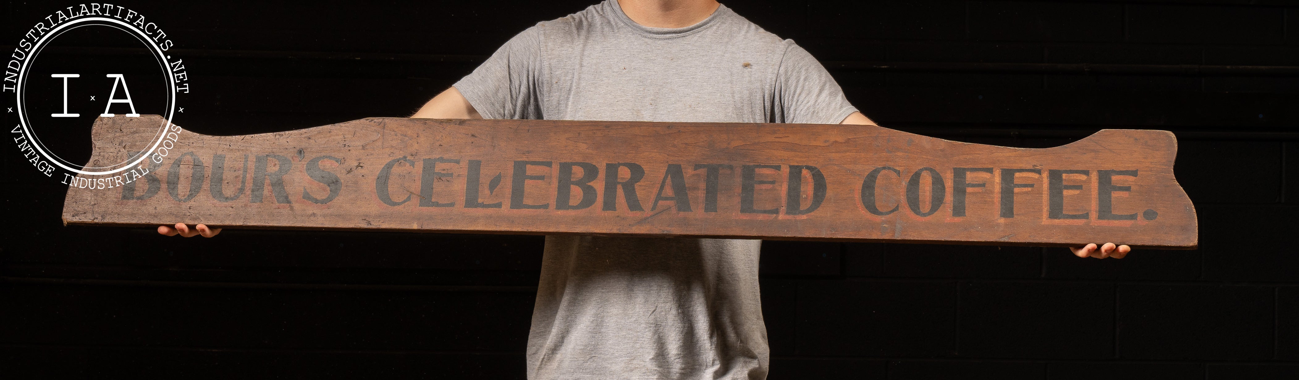 Early 20th Century Bour's Coffee Display Sign – Industrial Artifacts