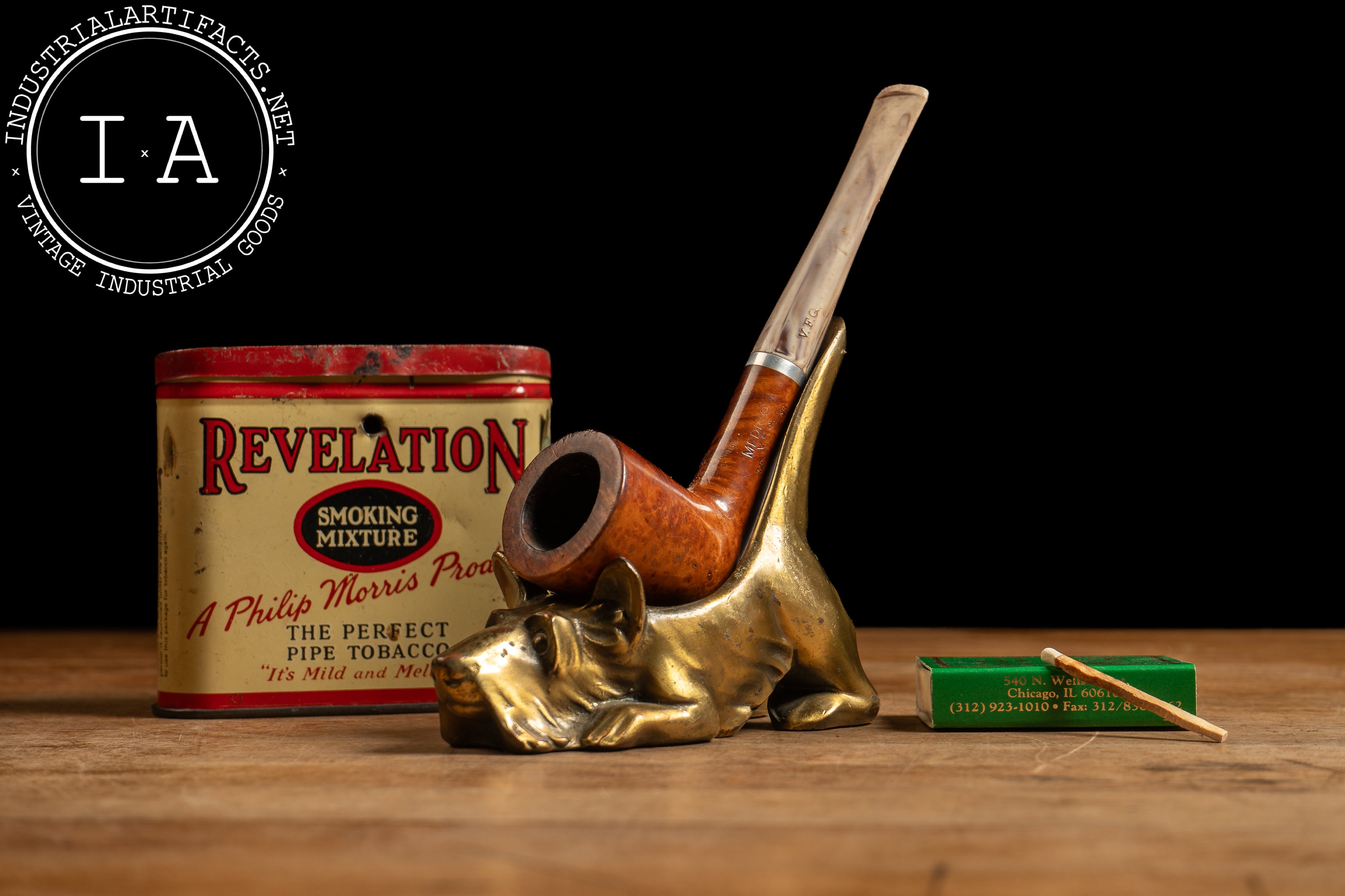 Vintage Ronson Figural Scottish Terrier Pipe Rest – Industrial Artifacts