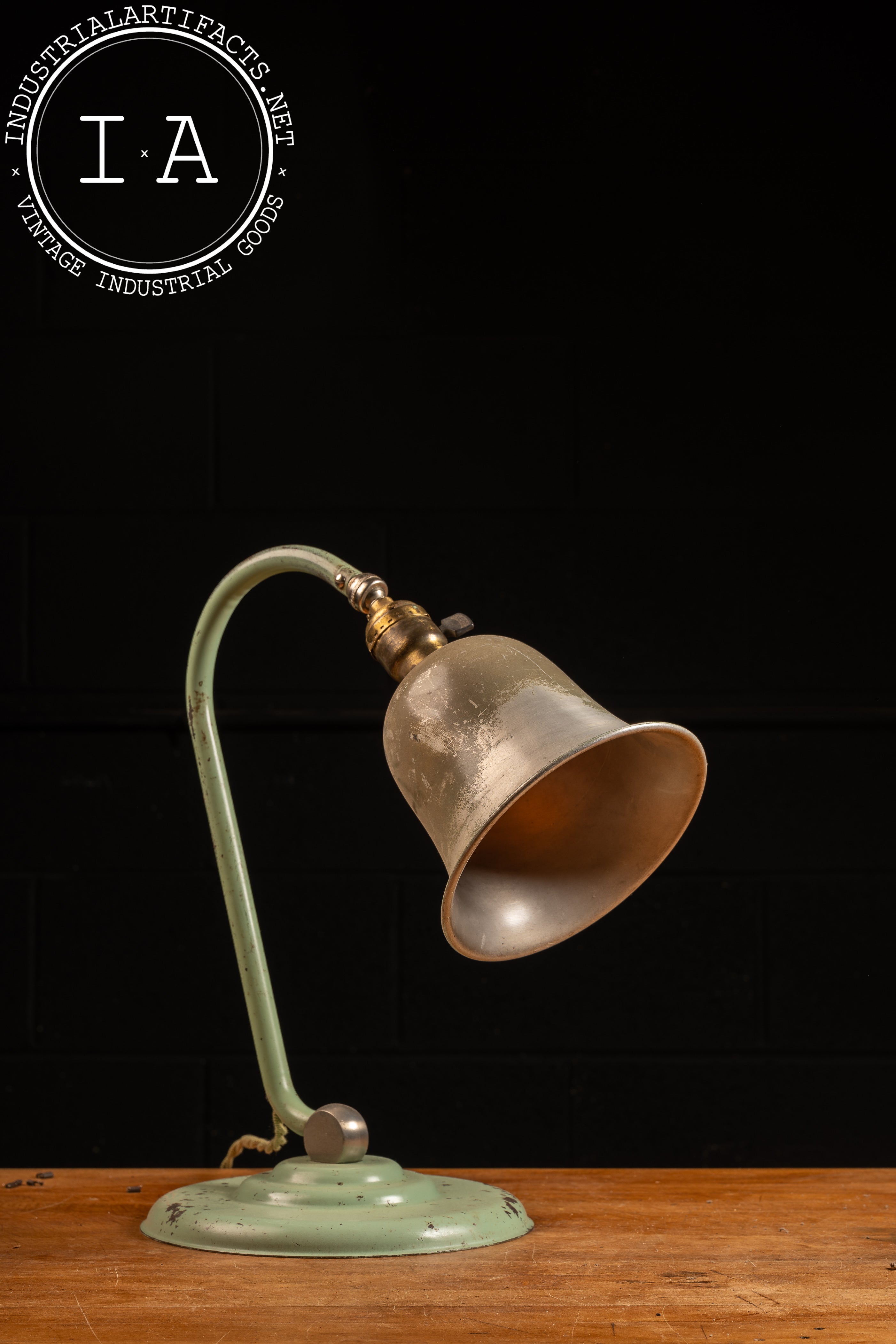 Vintage Ball Joint Desk Lamp – Industrial Artifacts
