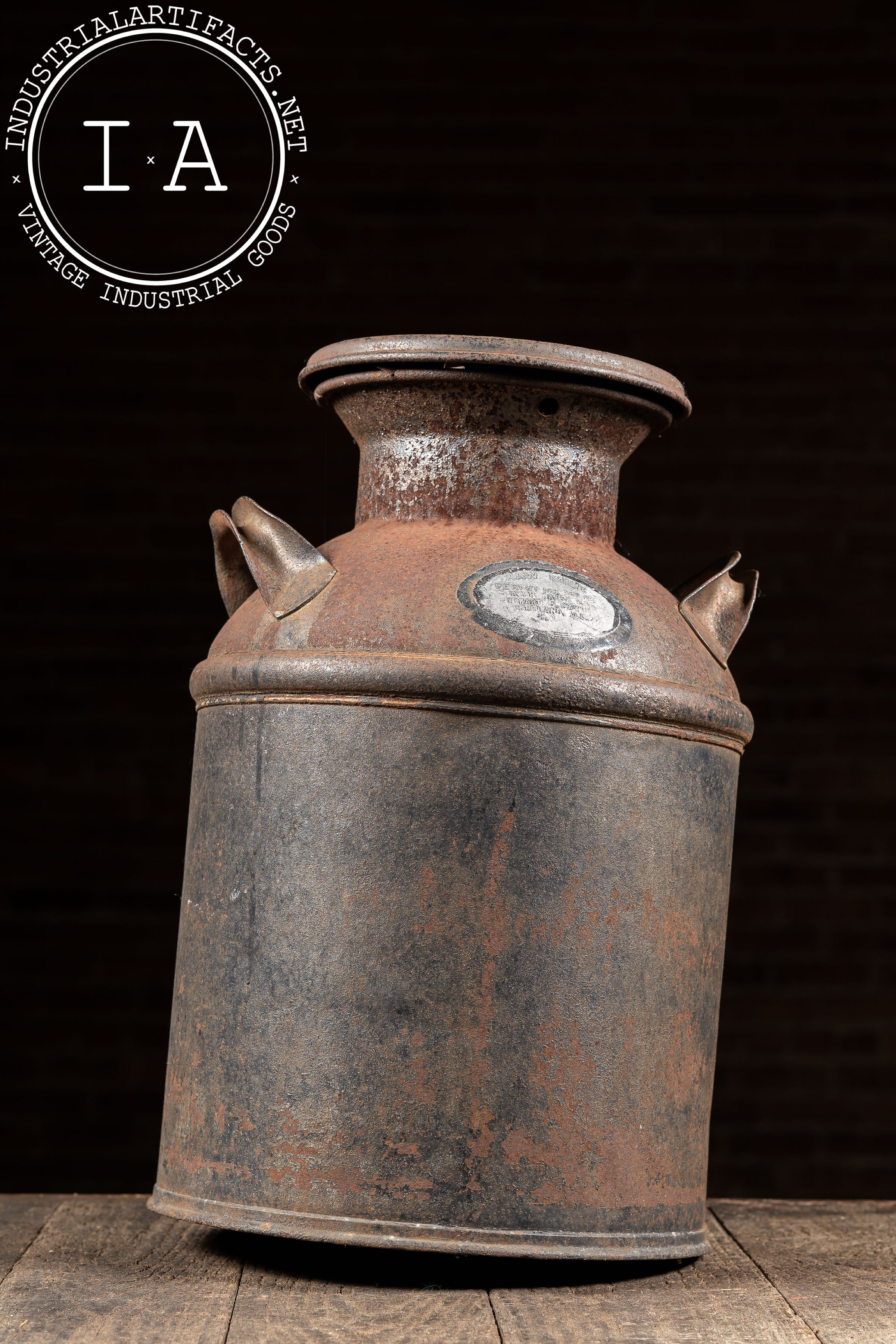 Vintage Steel DeKalb Dairy/Jacob Haish Milk Can – Industrial Artifacts