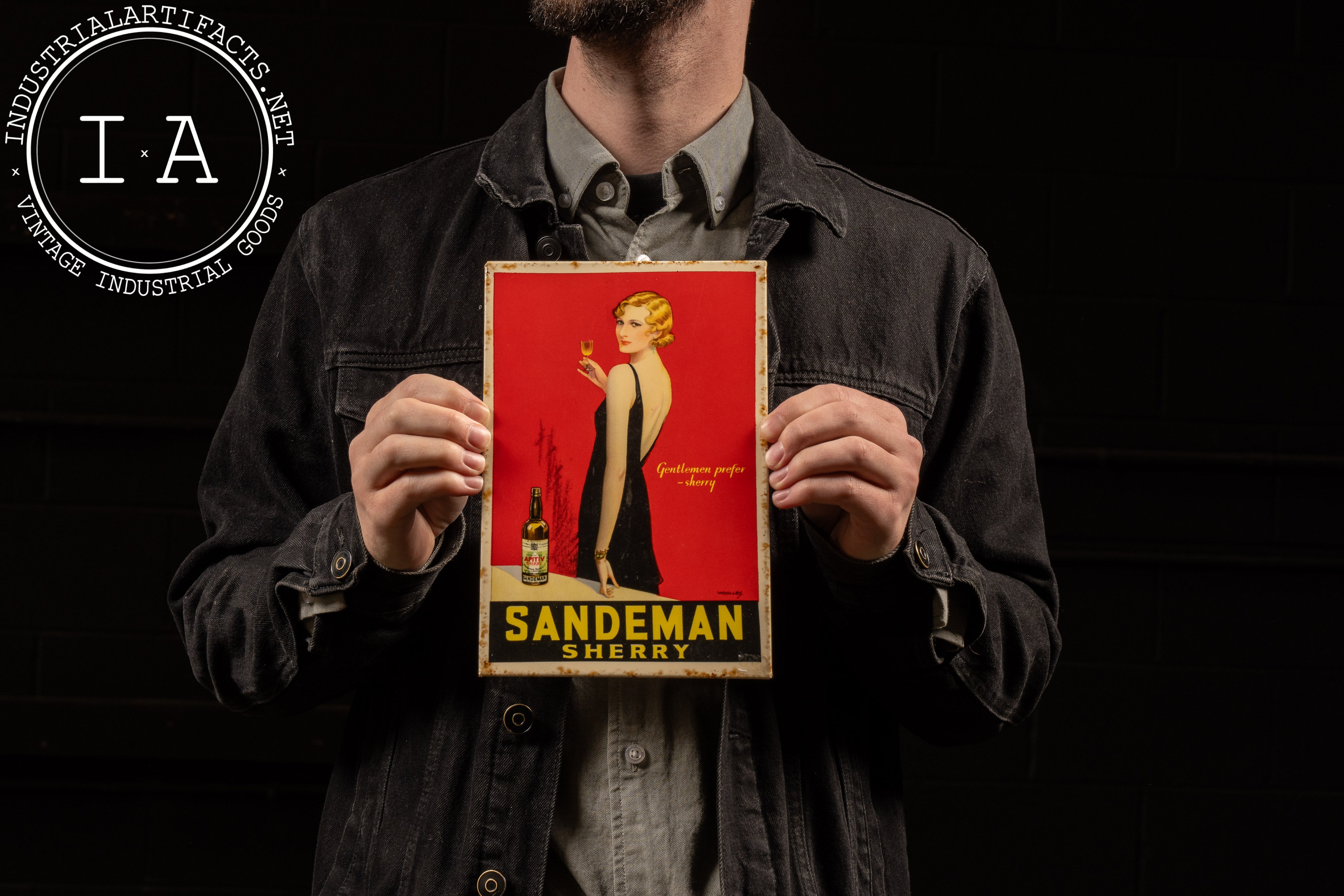 Antique Sherry TOC Advertising Sign – Industrial Artifacts