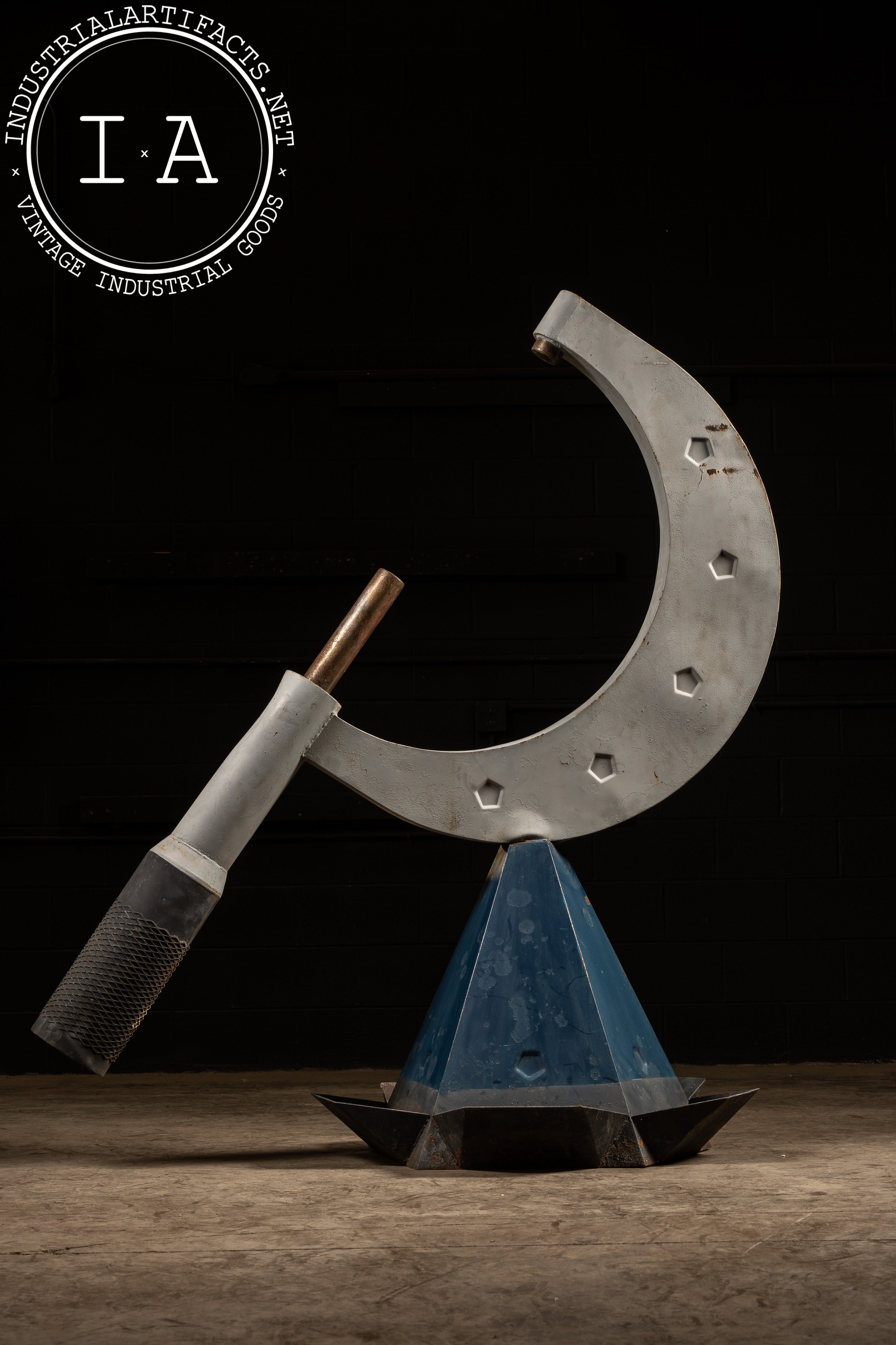 Vintage Giant Micrometer – Industrial Artifacts