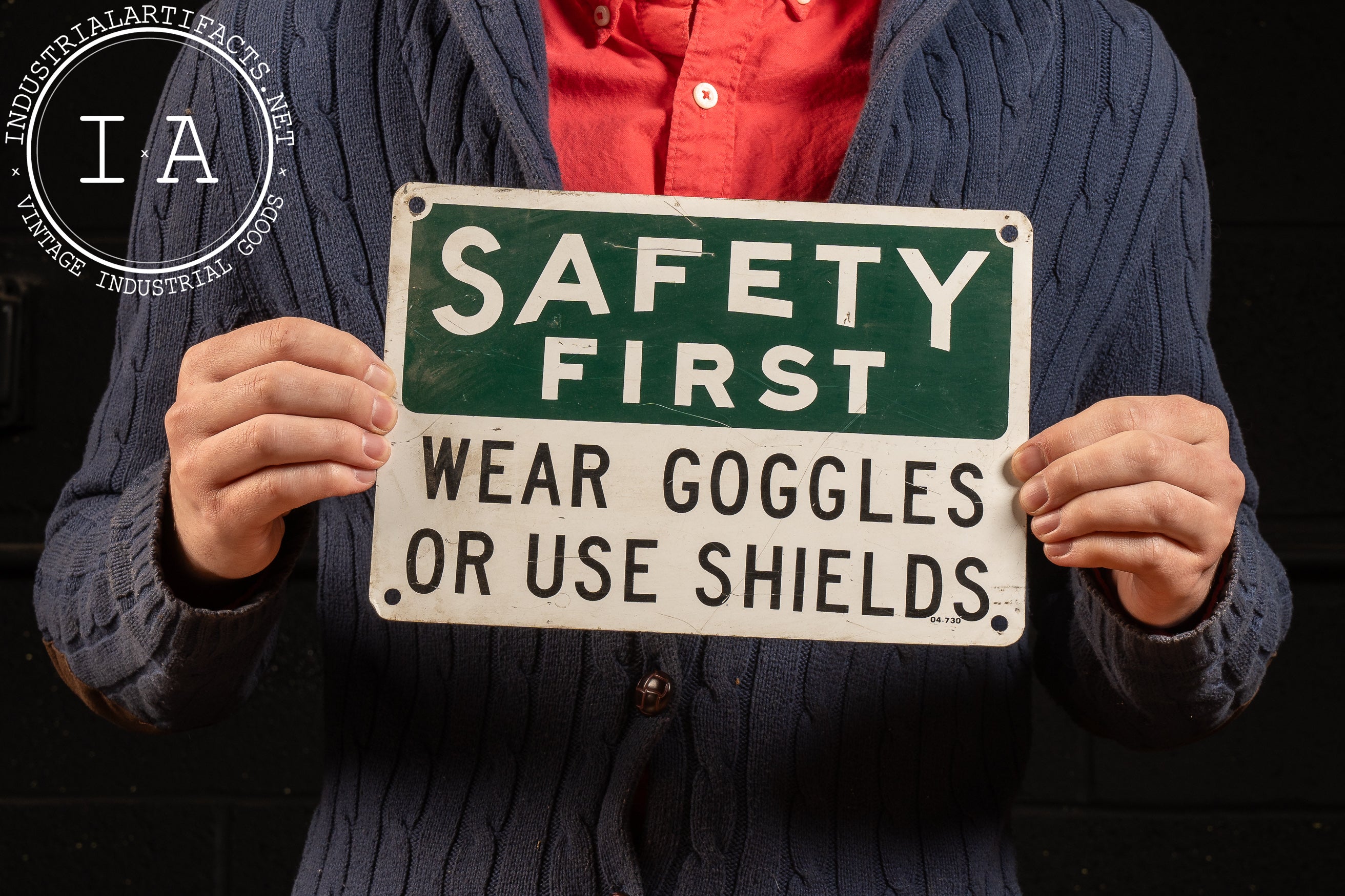 Vintage SST Warning Sign – Industrial Artifacts