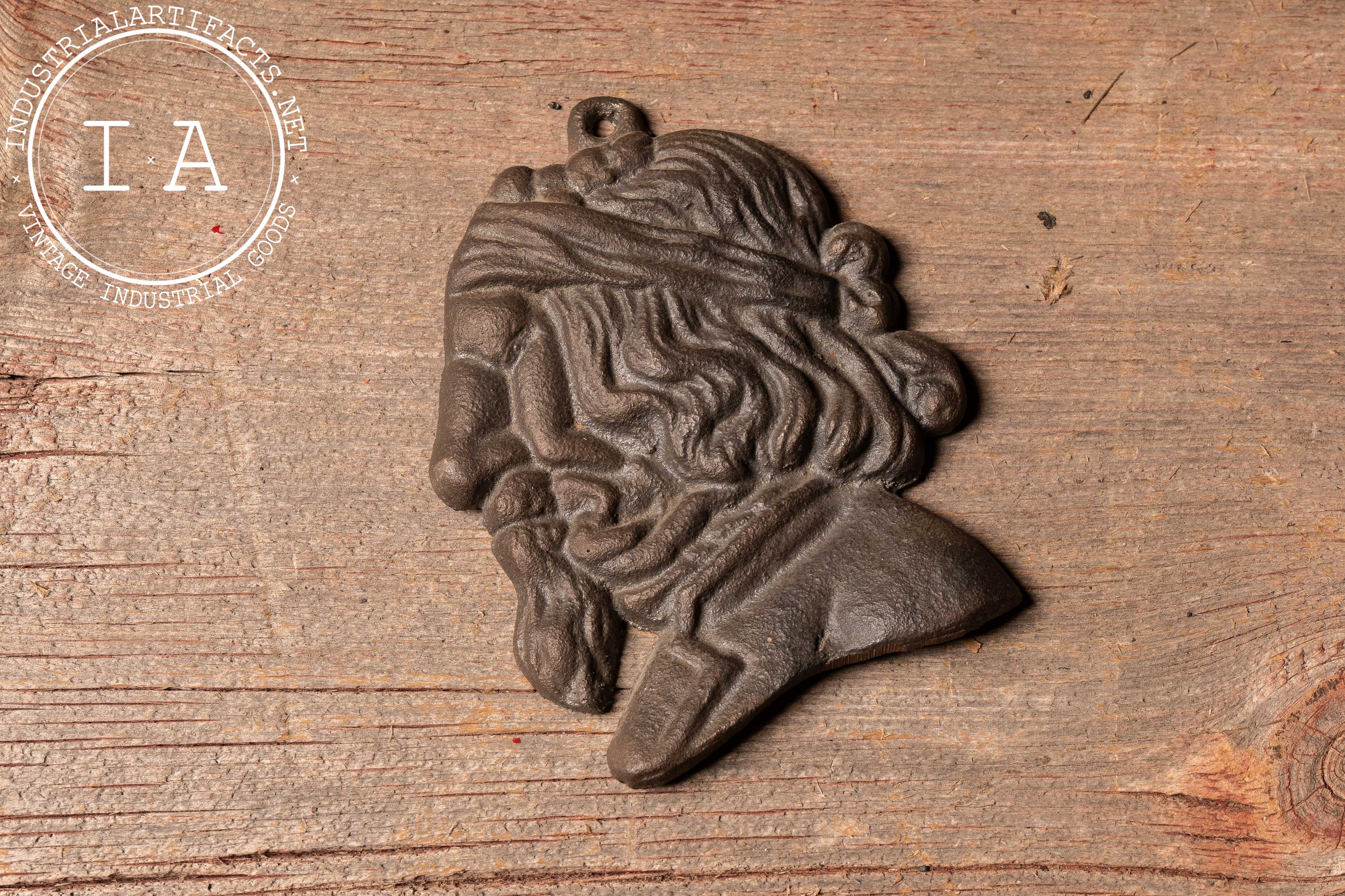 What’s On a Man’s Mind Sigmund Freud Optical Illusion Cast Iron Plaque ...