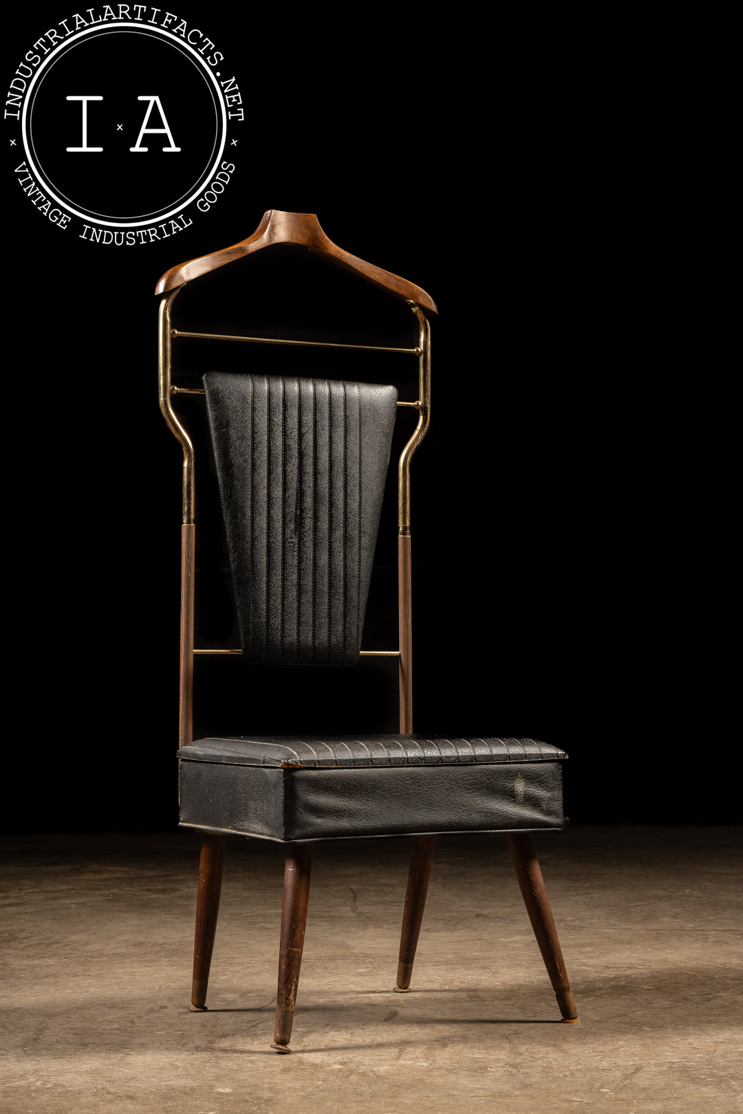 MCM Valet Chair in Black Industrial Artifacts