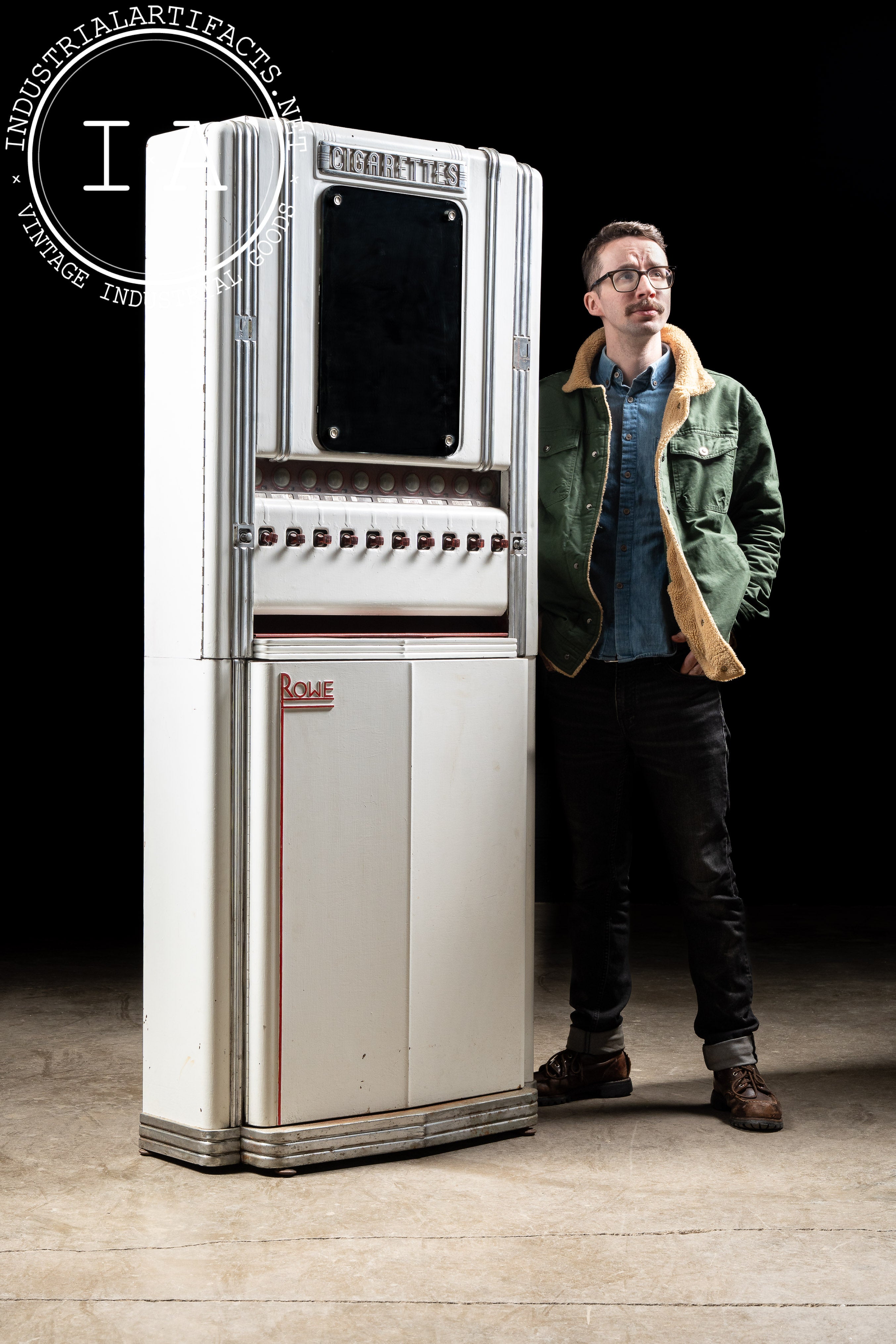 Original 1930s Rowe Cigarette Machine – Industrial Artifacts