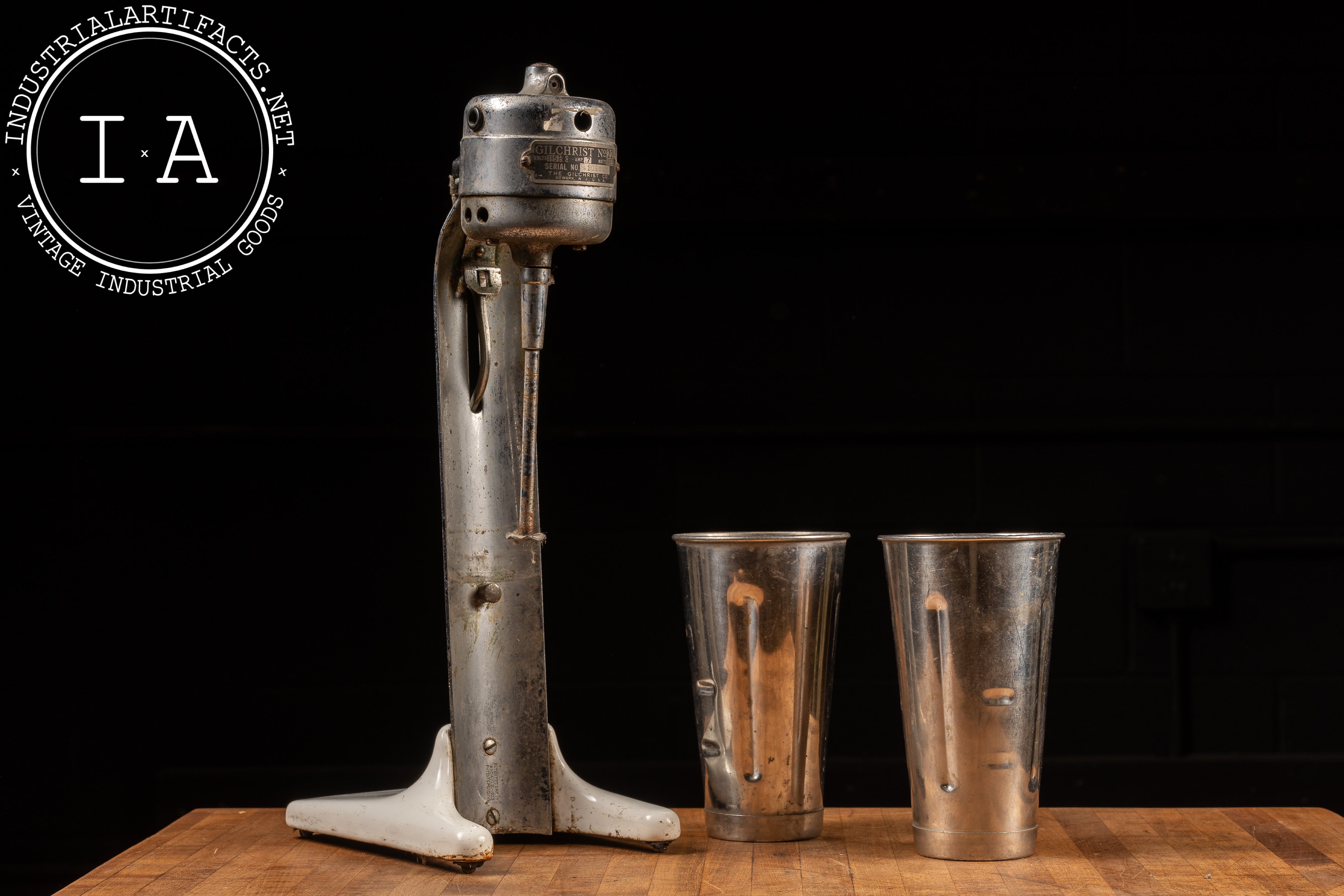 c. 1920s Gilchrist No. 22 Mixer with Stainless Steel Cups – Industrial ...