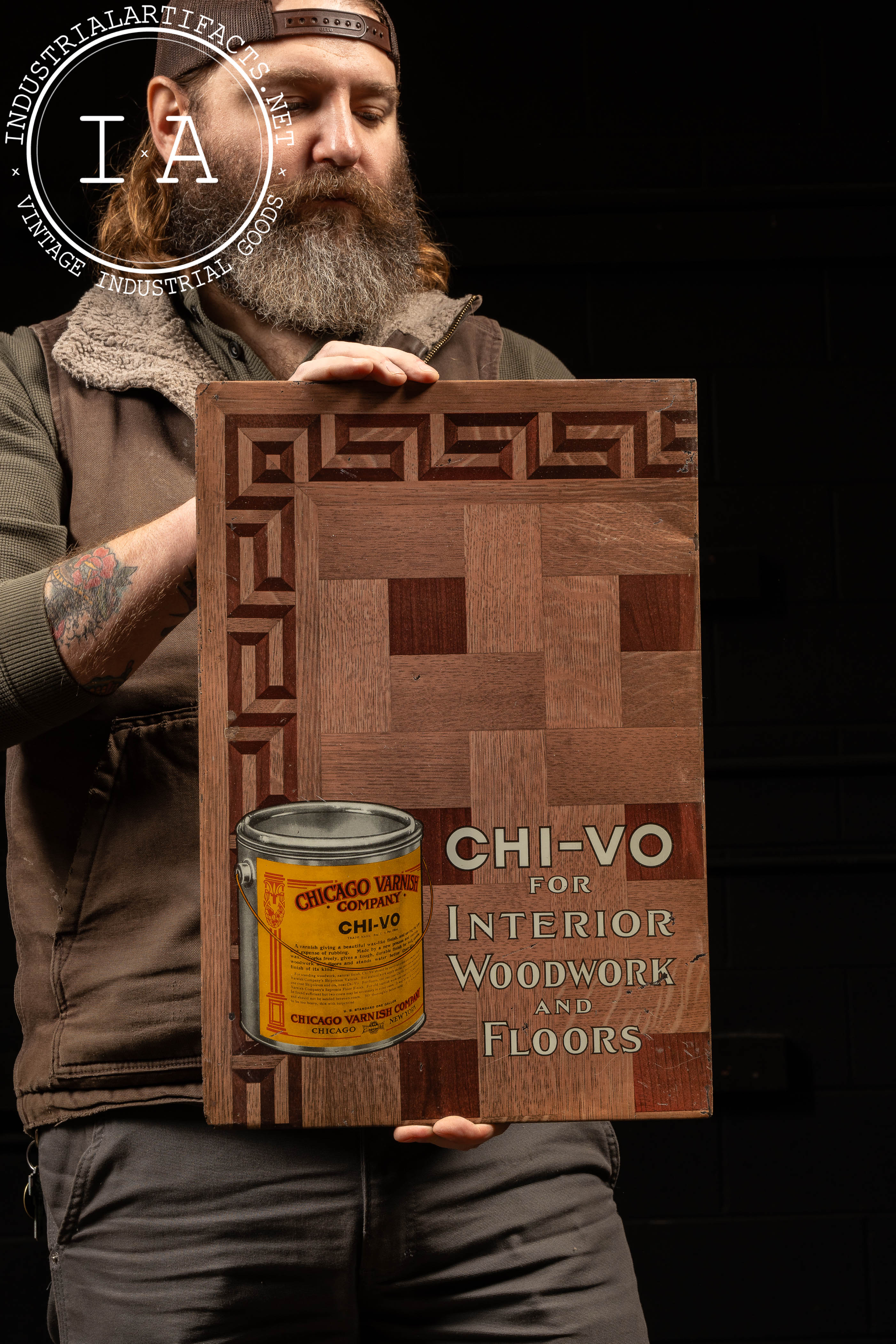 Antique Chicago Varnish TOC Sign – Industrial Artifacts