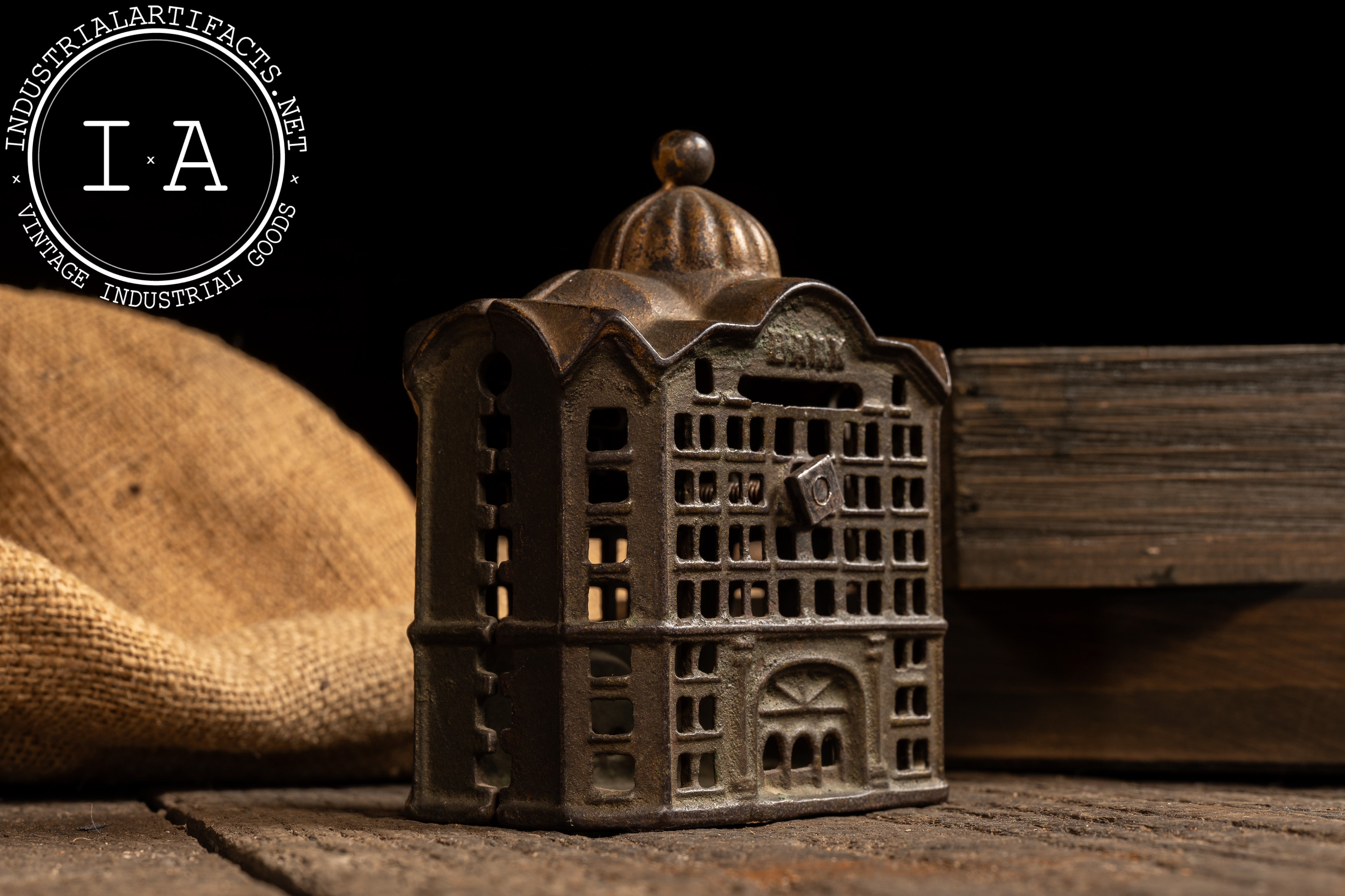 Antique Cast Iron Figural Coin Bank by A. C. Williams – Industrial ...