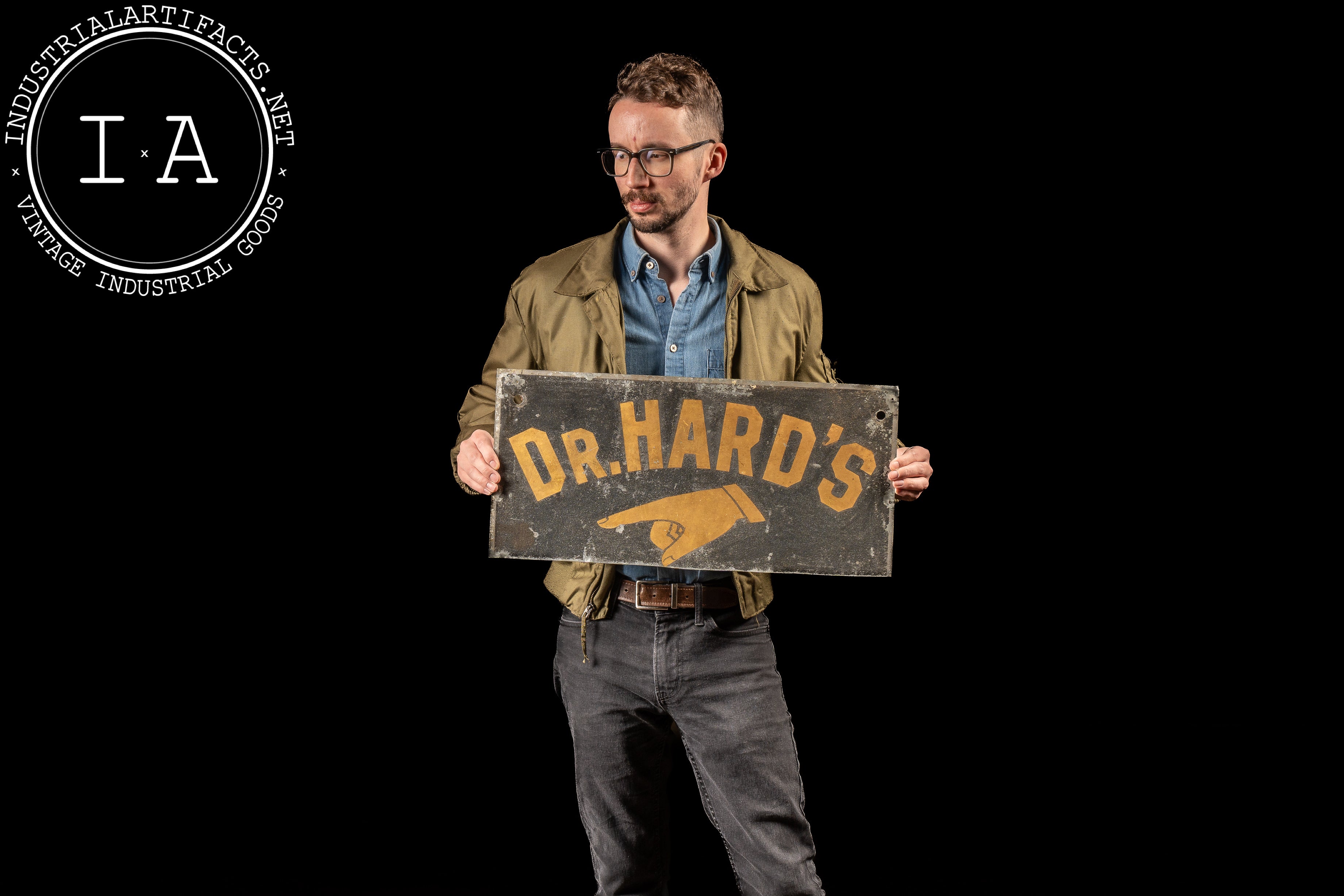 Antique Dr. Hard's Smaltz Sign – Industrial Artifacts