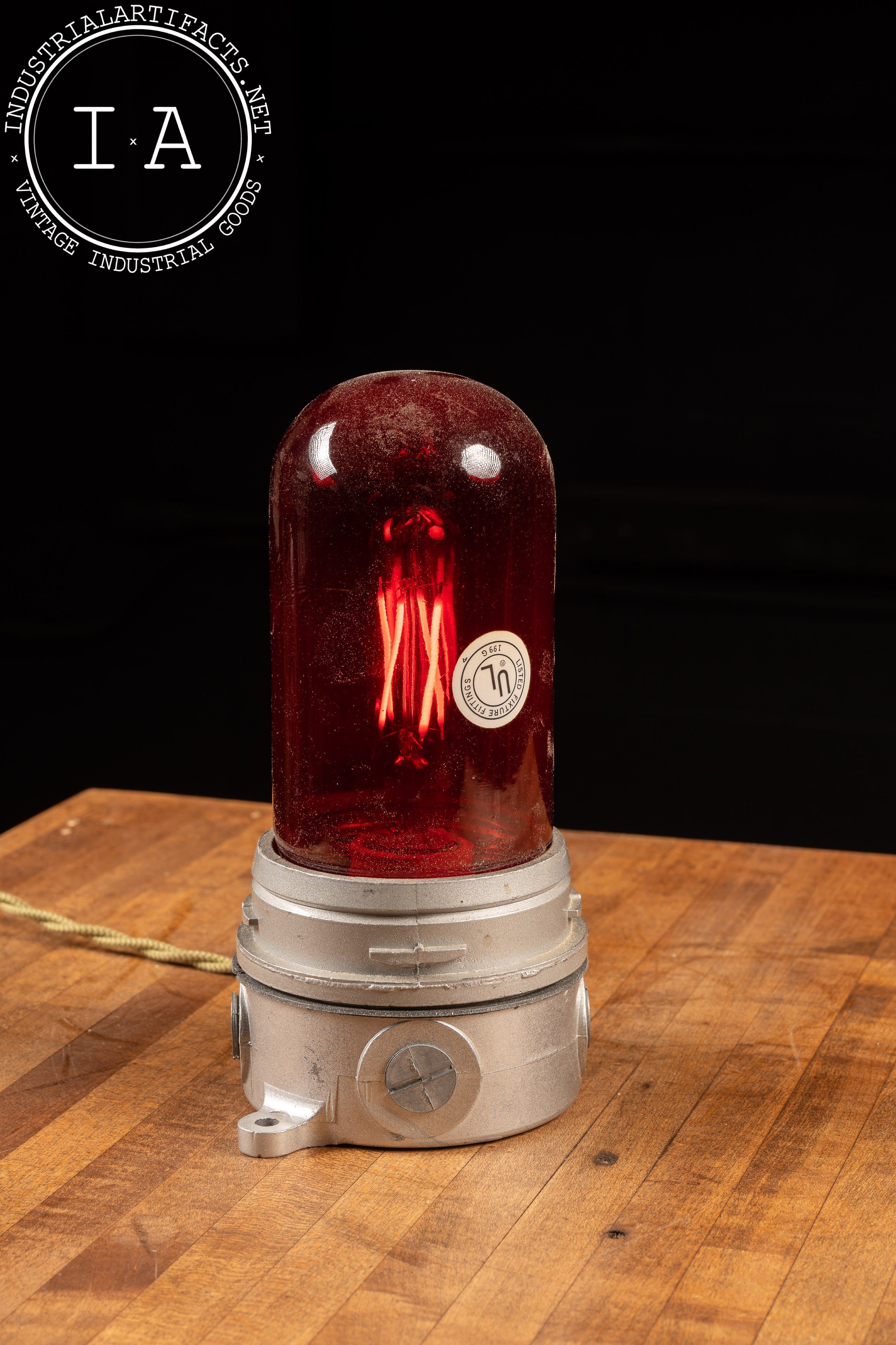 Hubbell VB-150 Red Explosion Proof Light Fixture – Industrial Artifacts