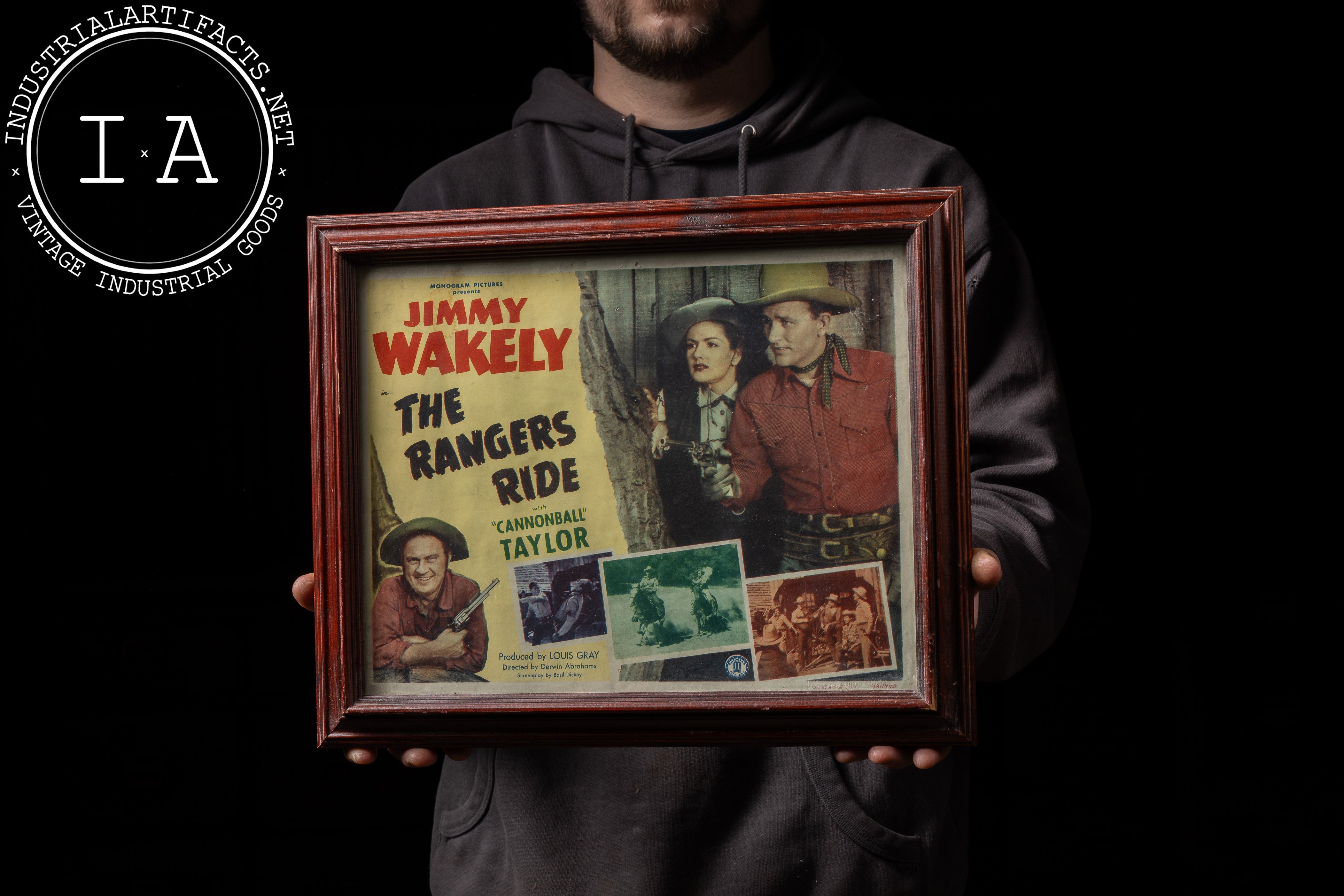 The Rangers Ride | Vintage Original Framed Lobby Card – Industrial ...