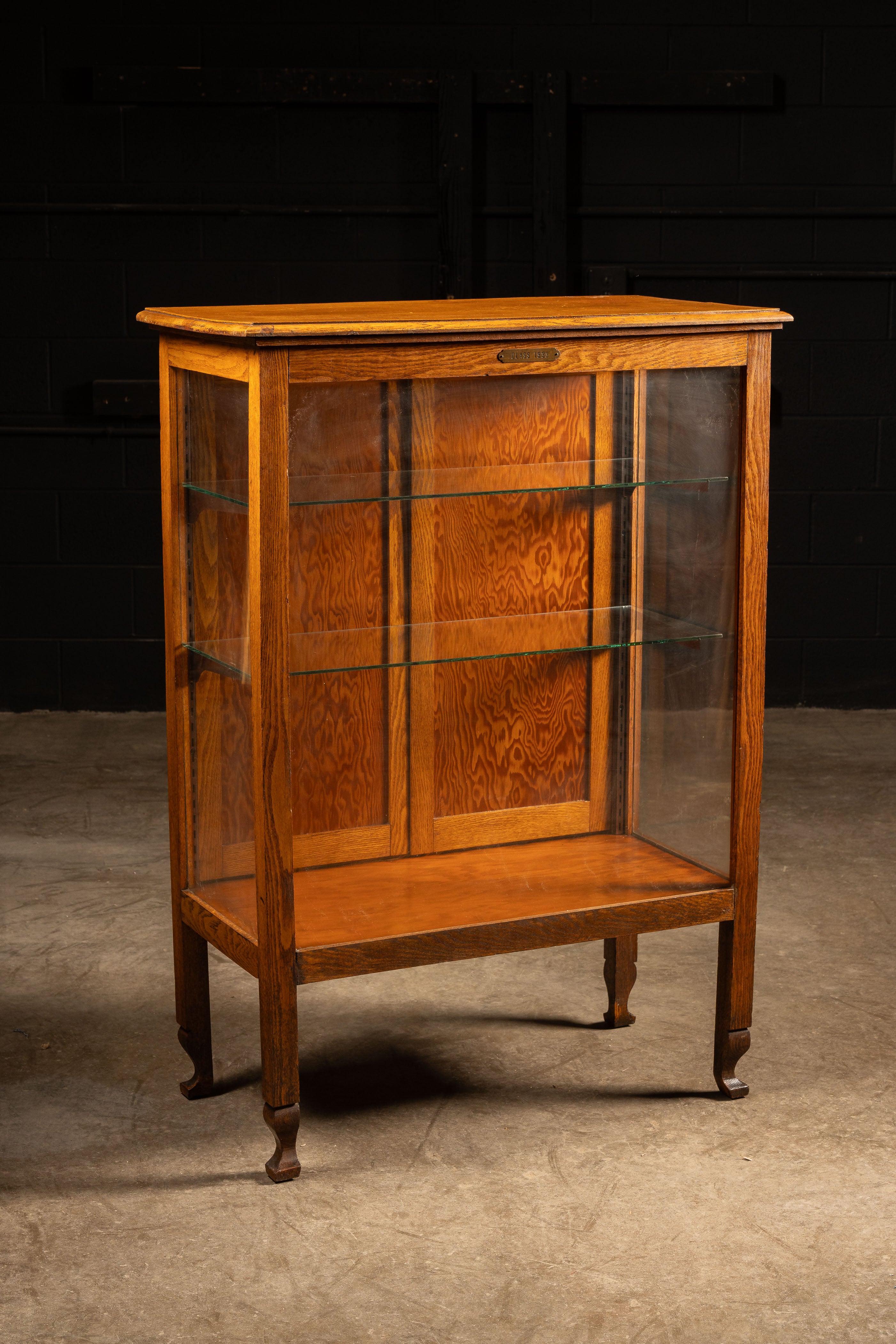 Vintage Academic Award Display Case – Industrial Artifacts