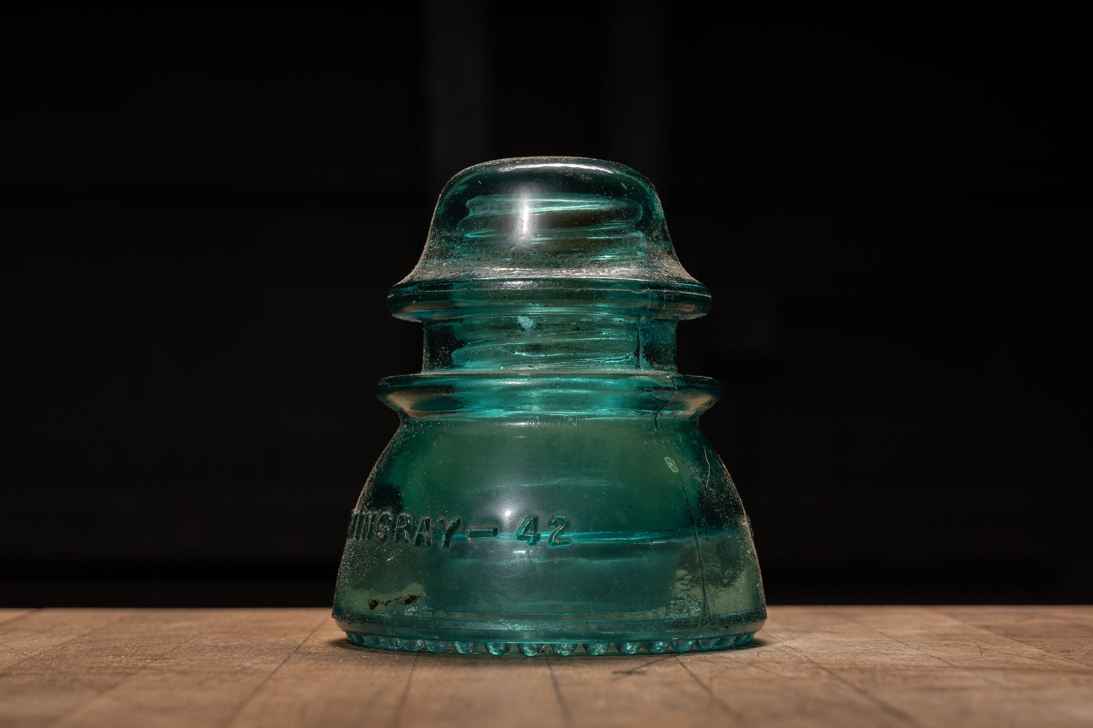 Hemingray-42 Glass Insulator – Industrial Artifacts