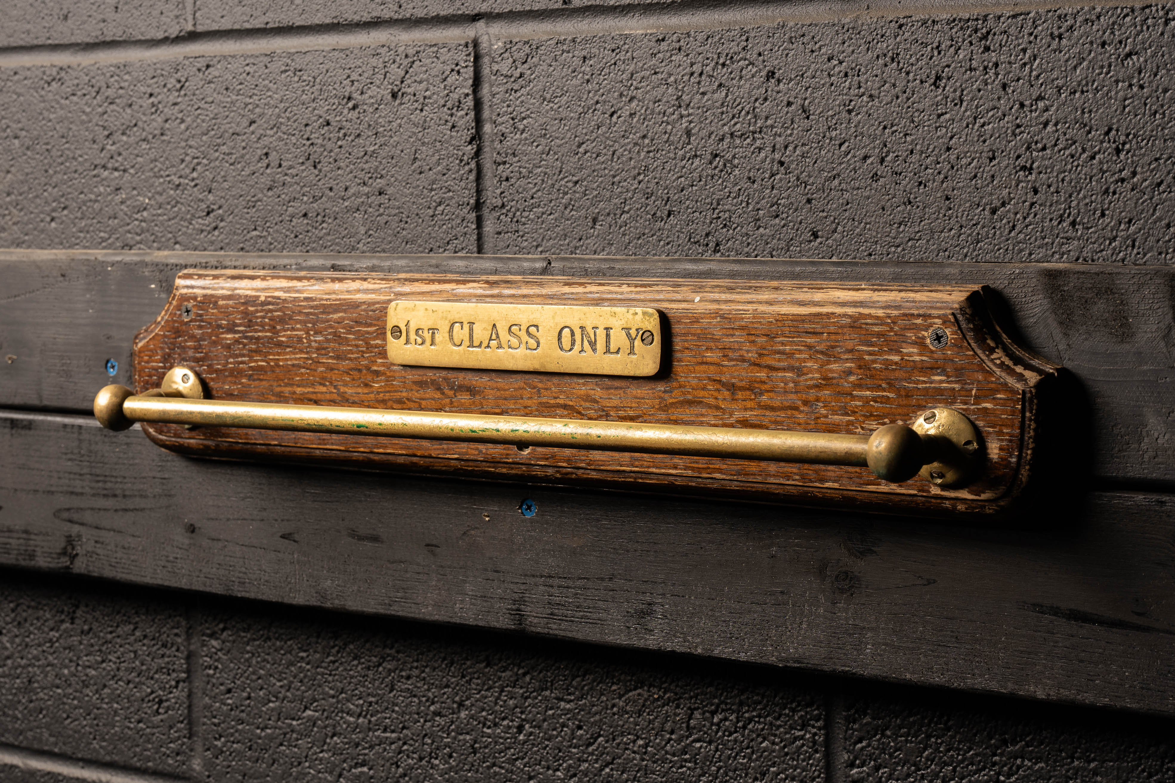 Early American First Class Railroad Storage Rack – Industrial Artifacts