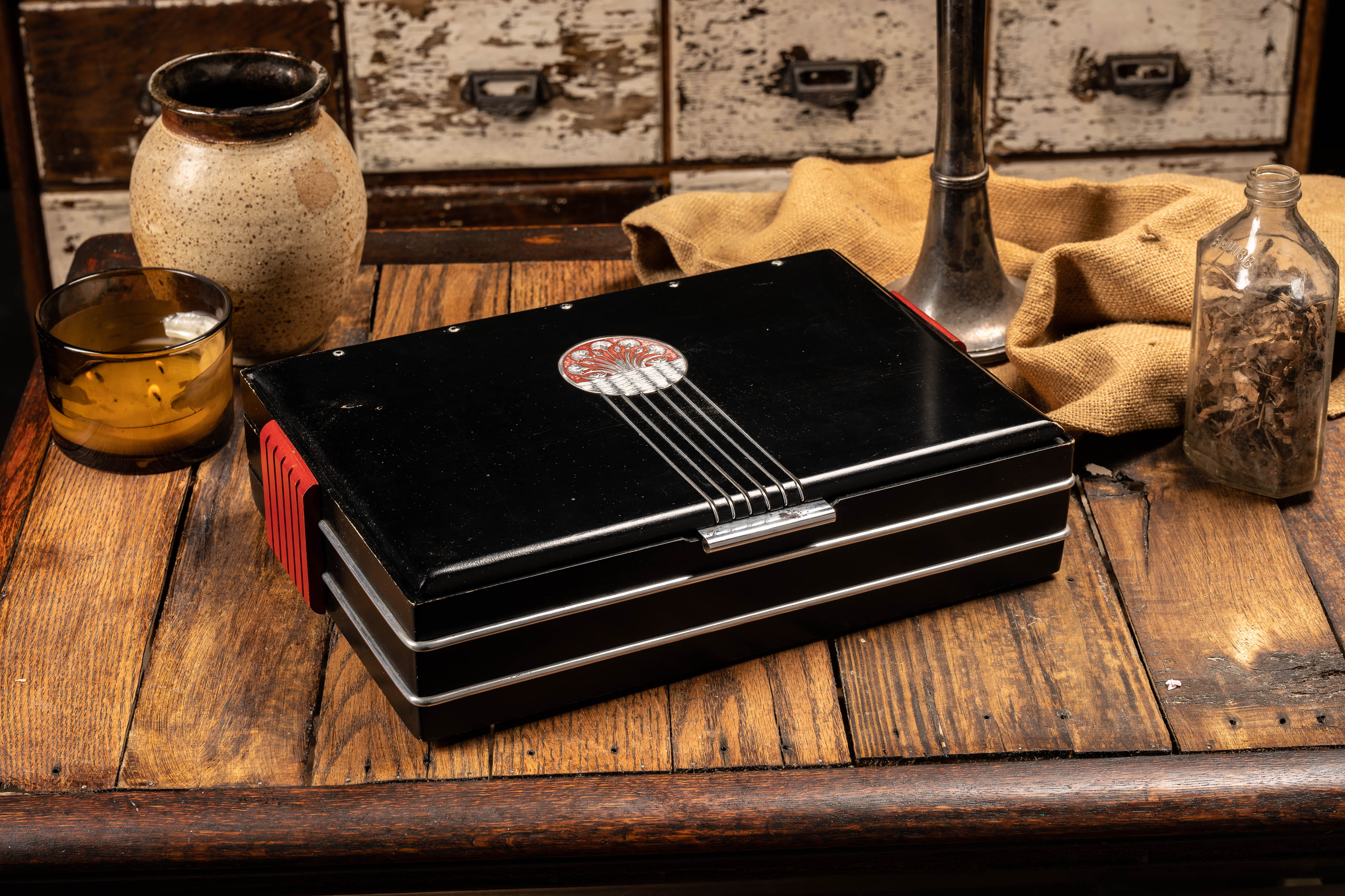 c. 1920 Art Deco Storage Box – Industrial Artifacts
