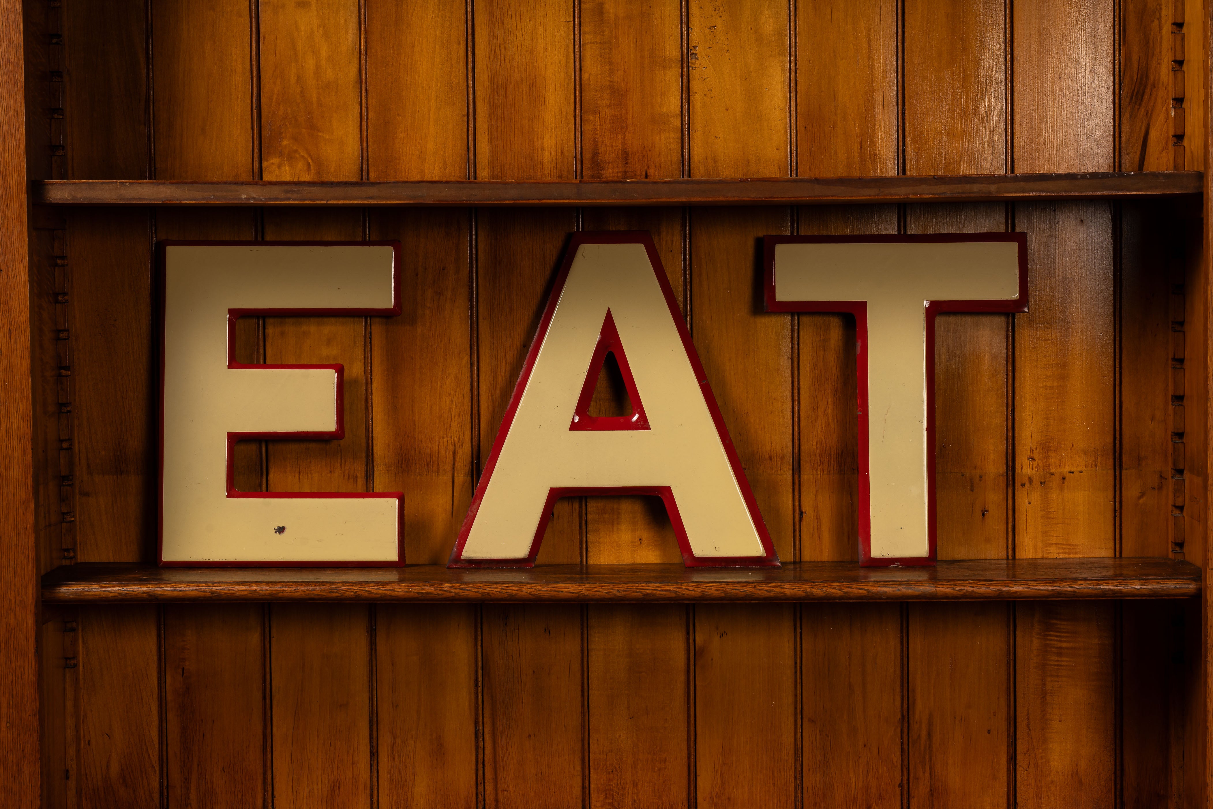 EAT Porcelain Letters – Industrial Artifacts