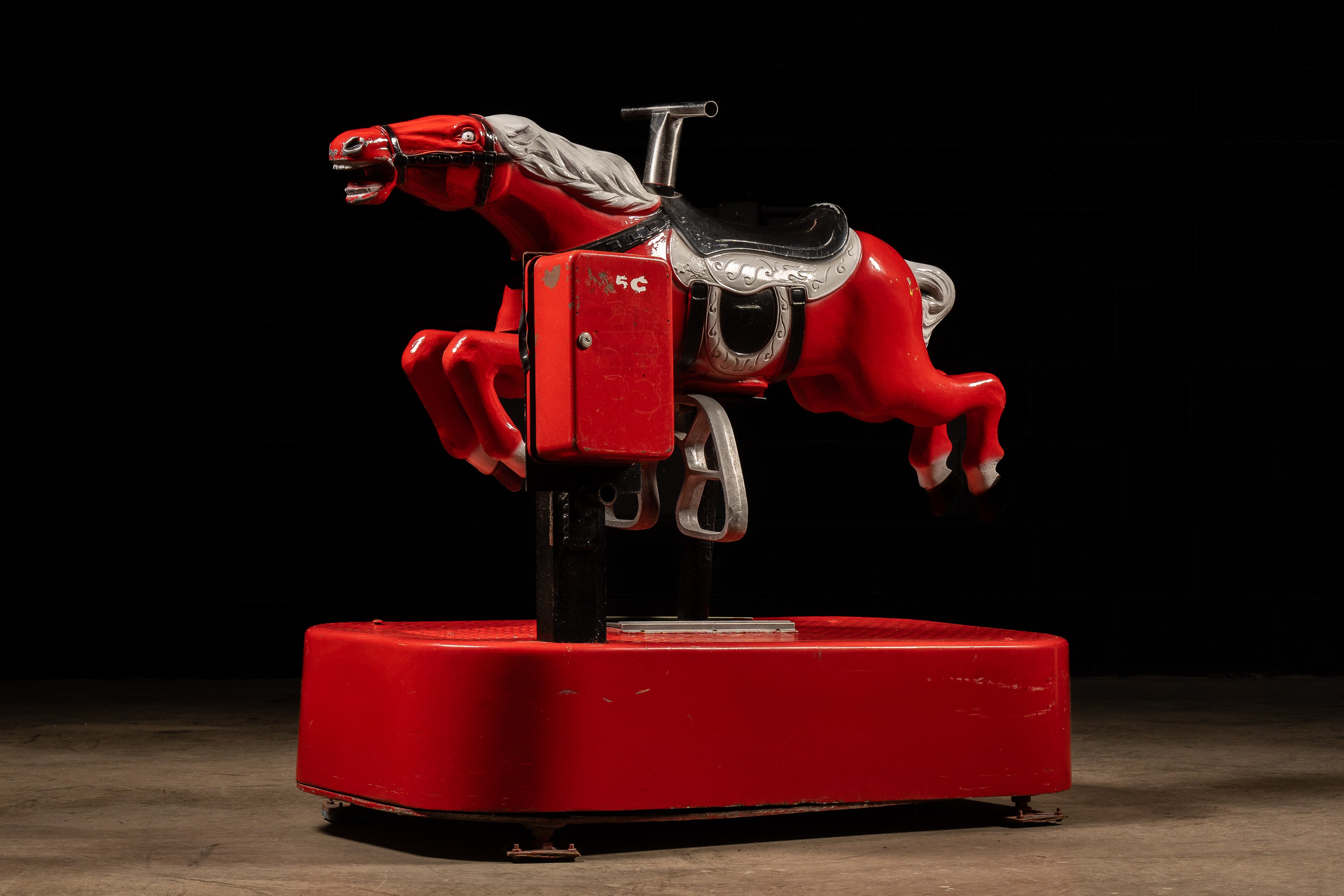 Vintage Coin-Op Carousel Horse Kiddie Ride – Industrial Artifacts