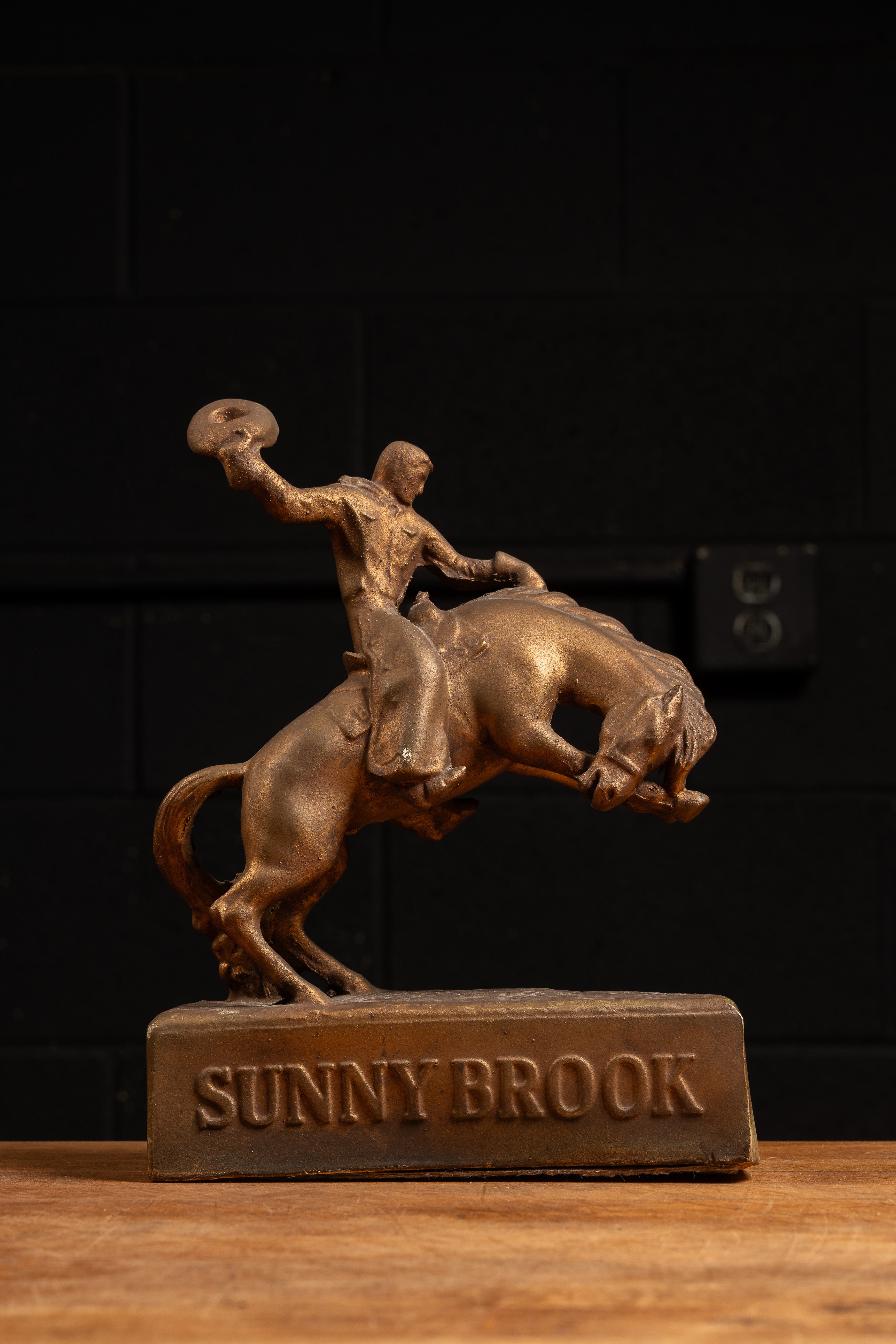 Vintage Decorative Sunny Brook Advertising Statue – Industrial Artifacts