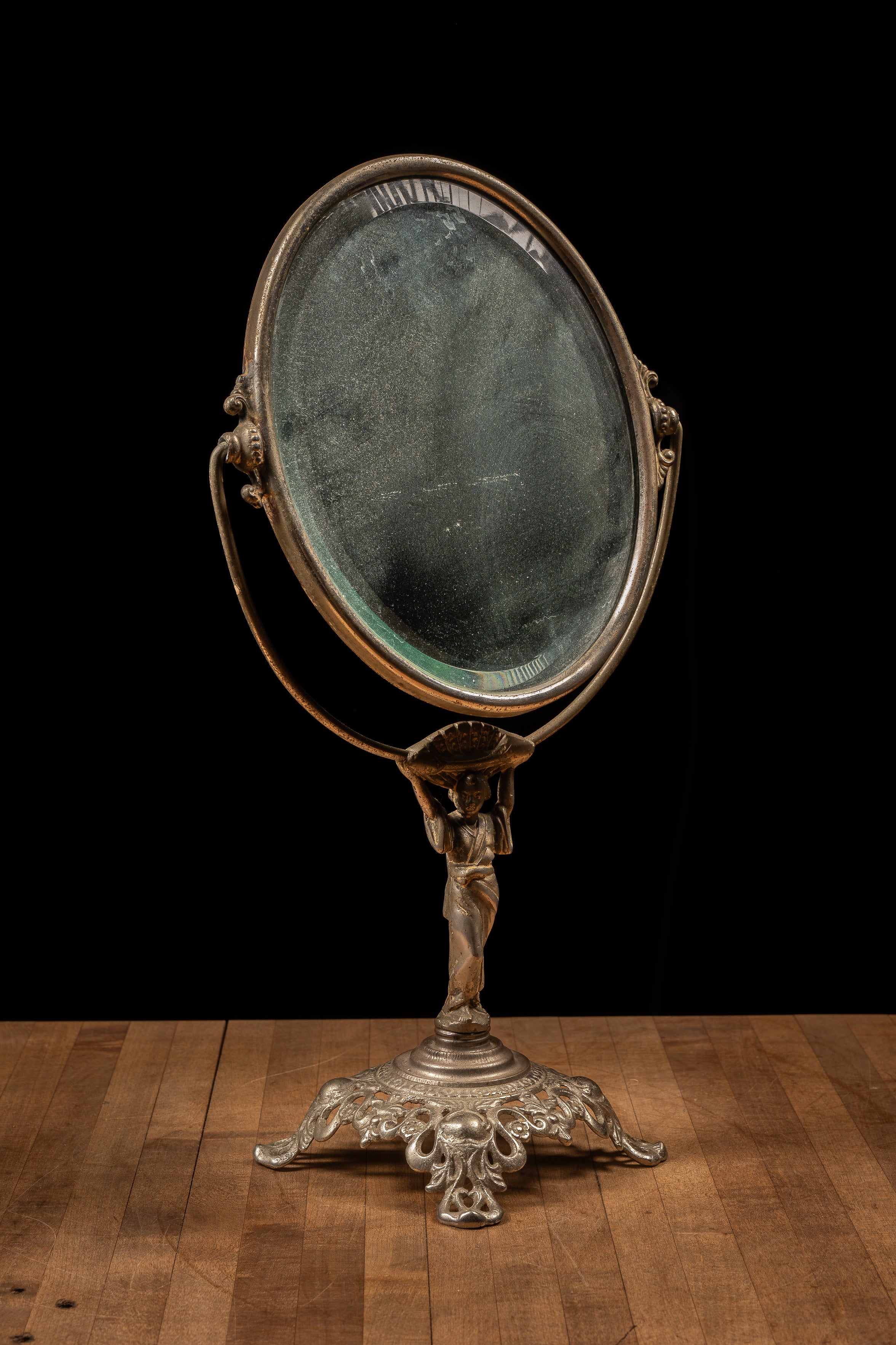 Antique Art Nouveau Vanity Mirror – Industrial Artifacts