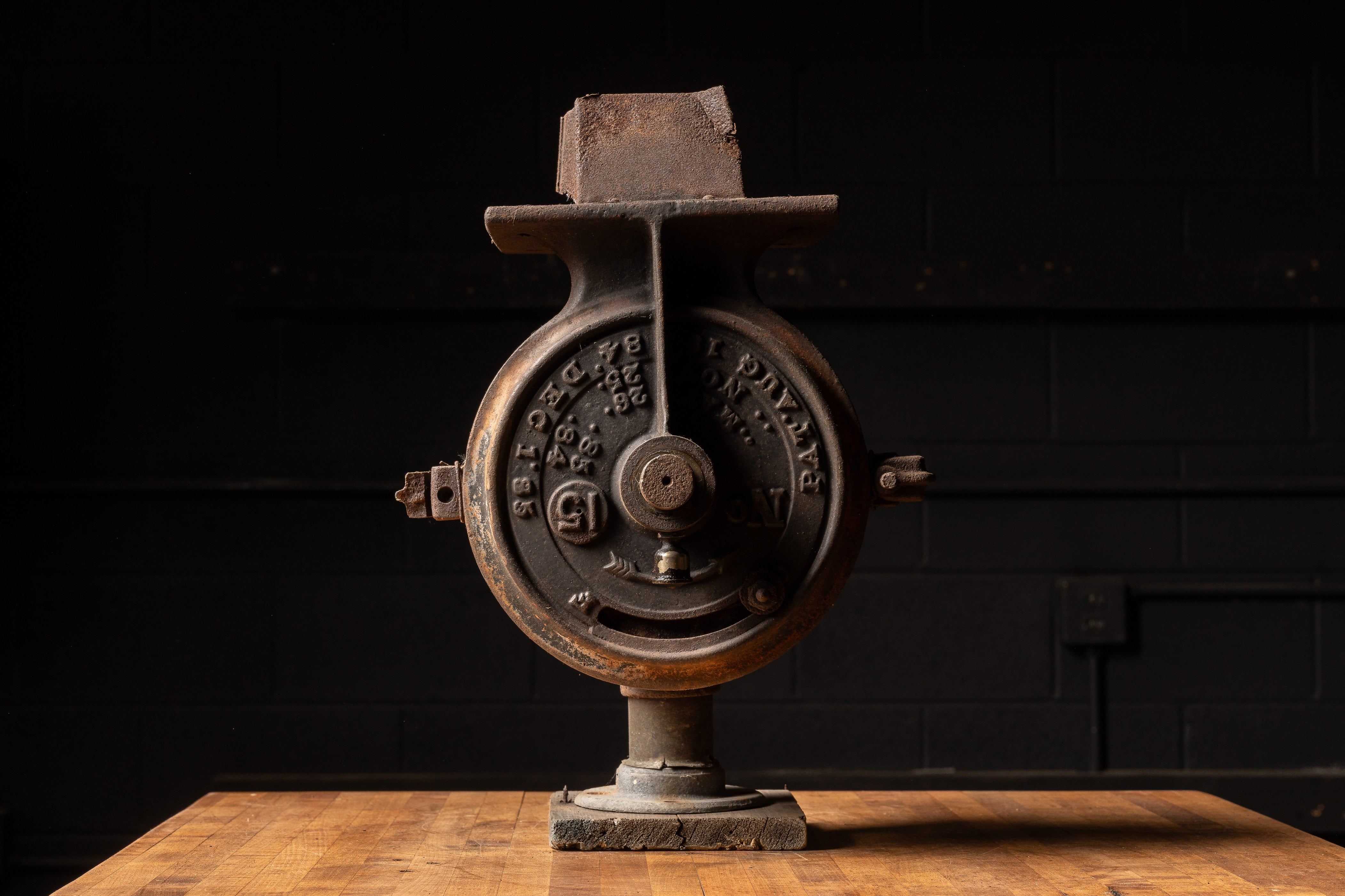 Late 19th Century Coles Mfg. Co. Cast Iron Grinding Mill – Industrial ...