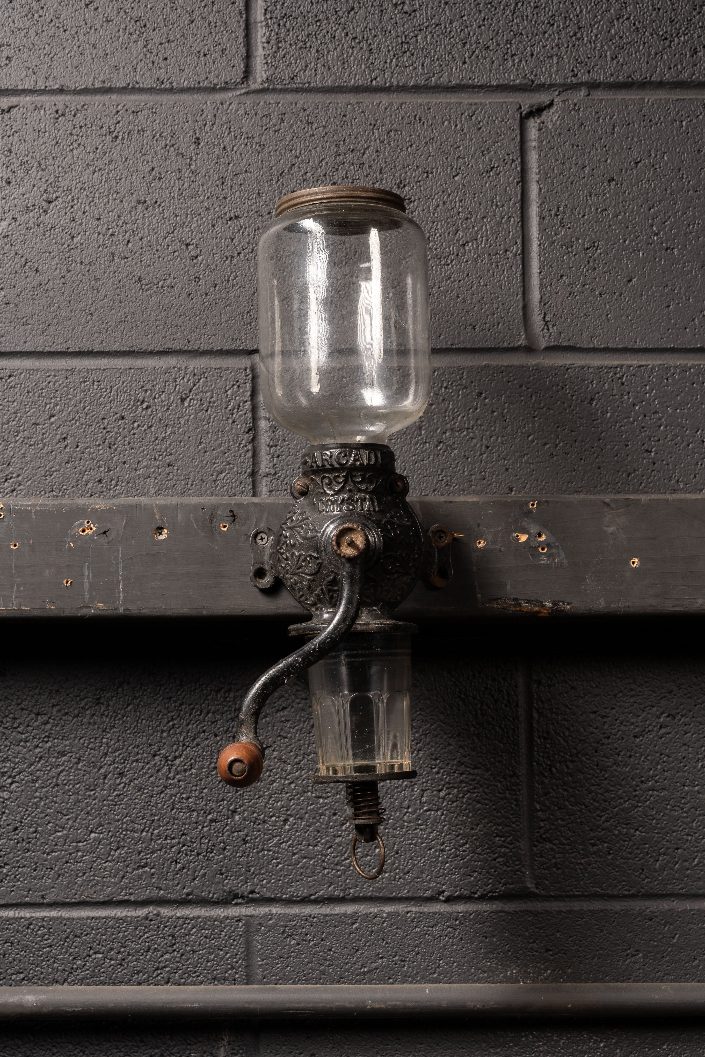 c. 1920s Arcade Coffee Grinder No. 3 – Industrial Artifacts
