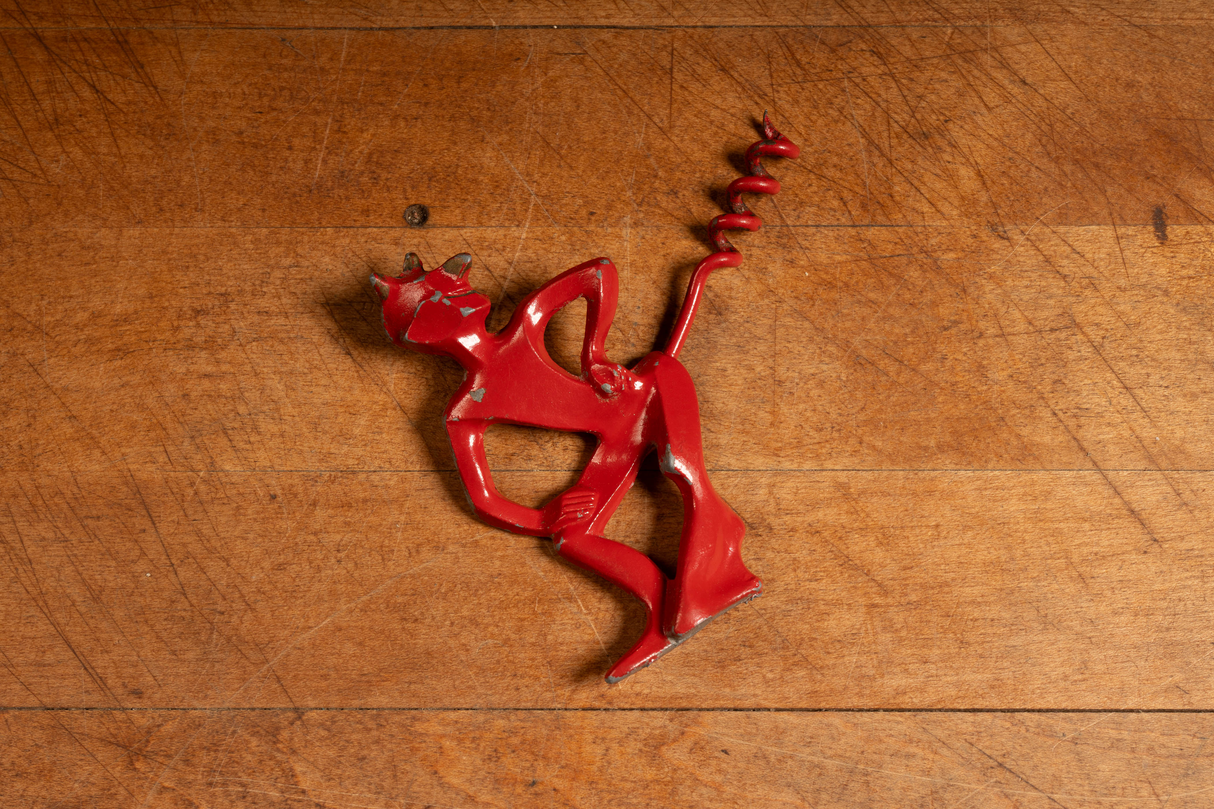 Vintage Cast Iron Devil Corkscrew – Industrial Artifacts