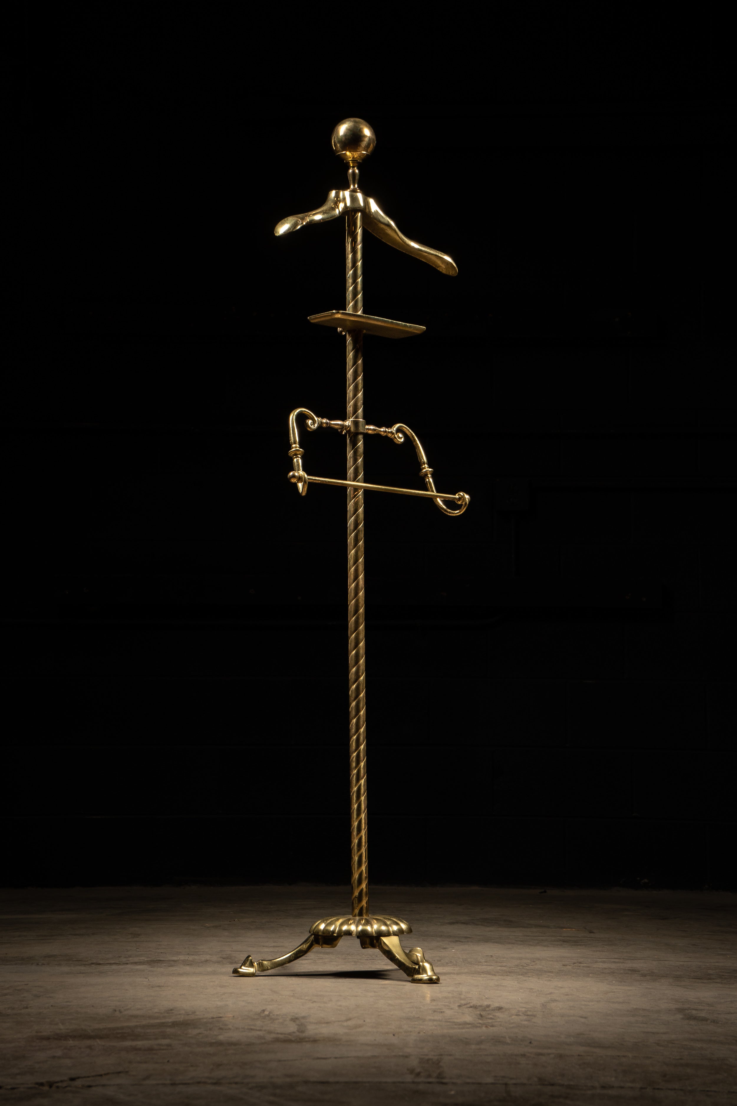 c. 1950 Brass Menswear Valet – Industrial Artifacts