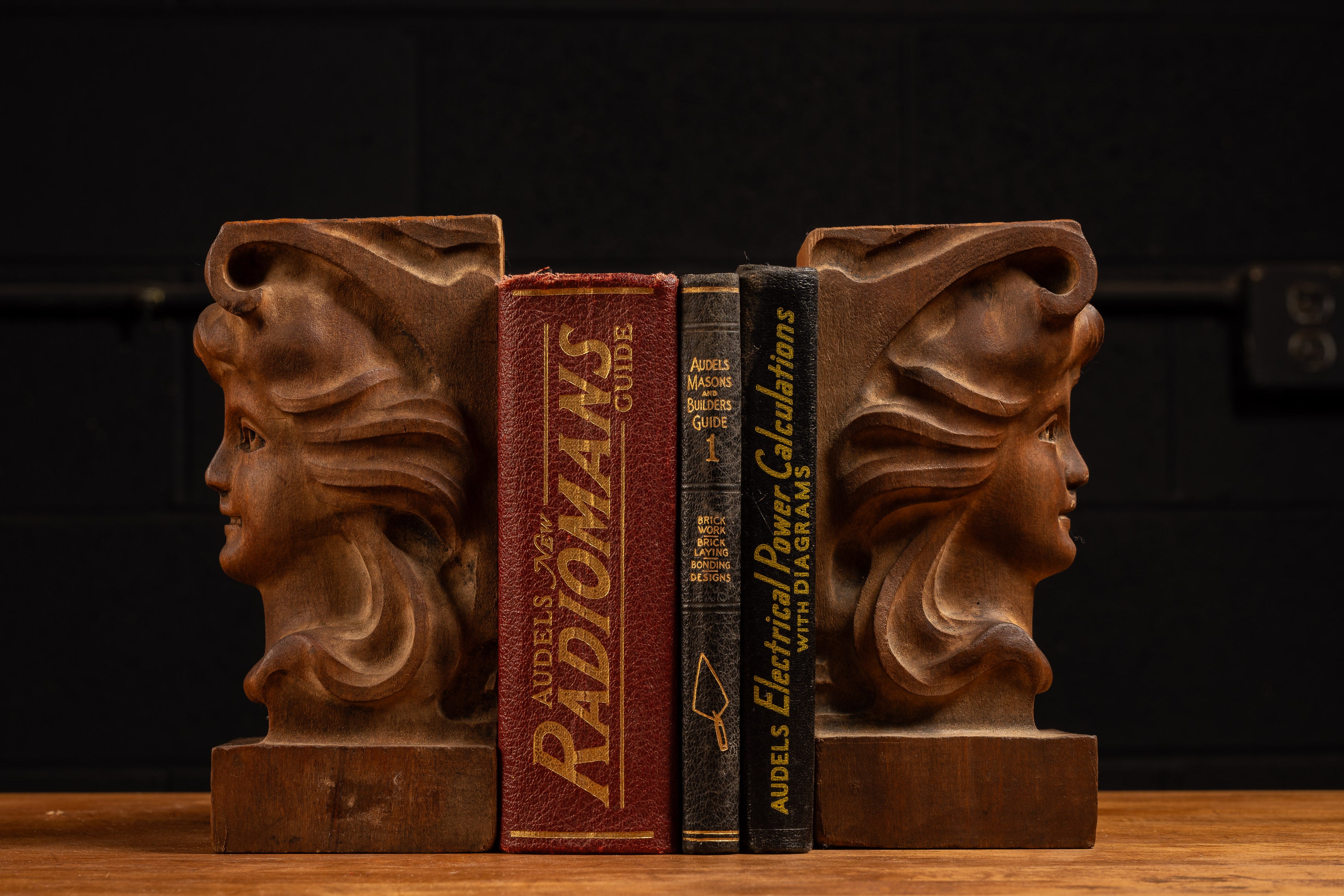 Set of Vintage Figural Bookends – Industrial Artifacts