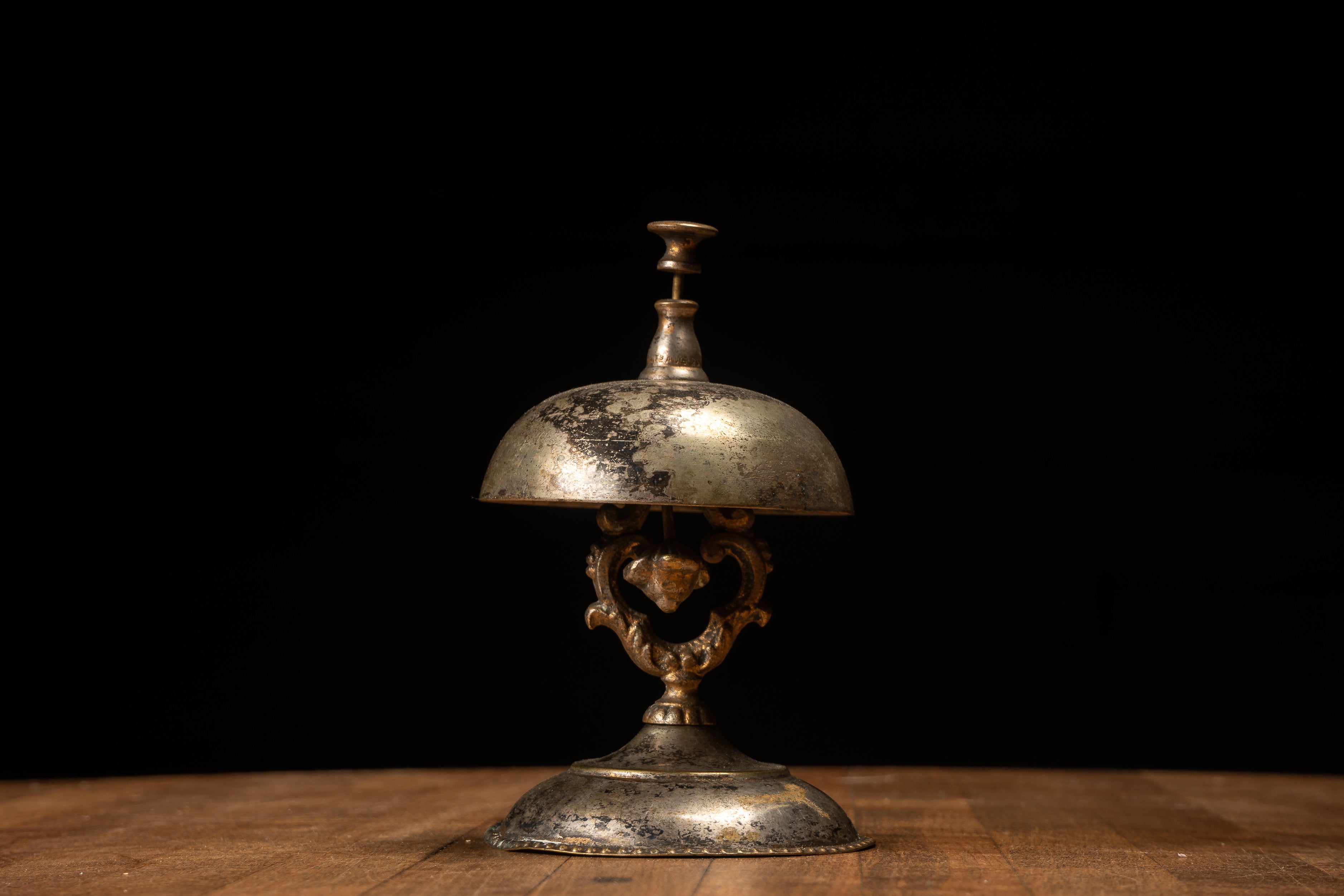 Antique Hotelier Desk Bell – Industrial Artifacts