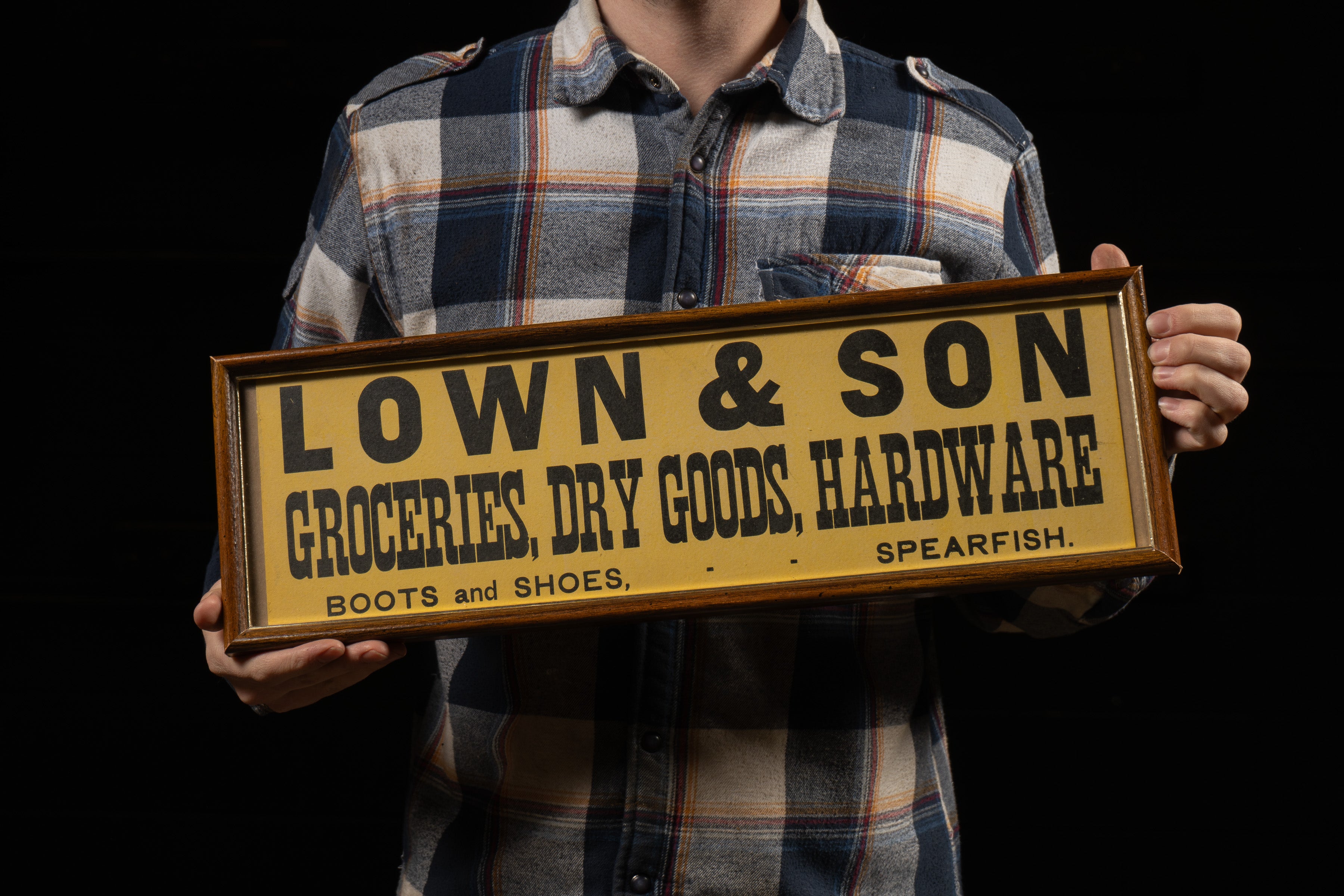 Early 20th Century General Store Advertising Sign – Industrial Artifacts