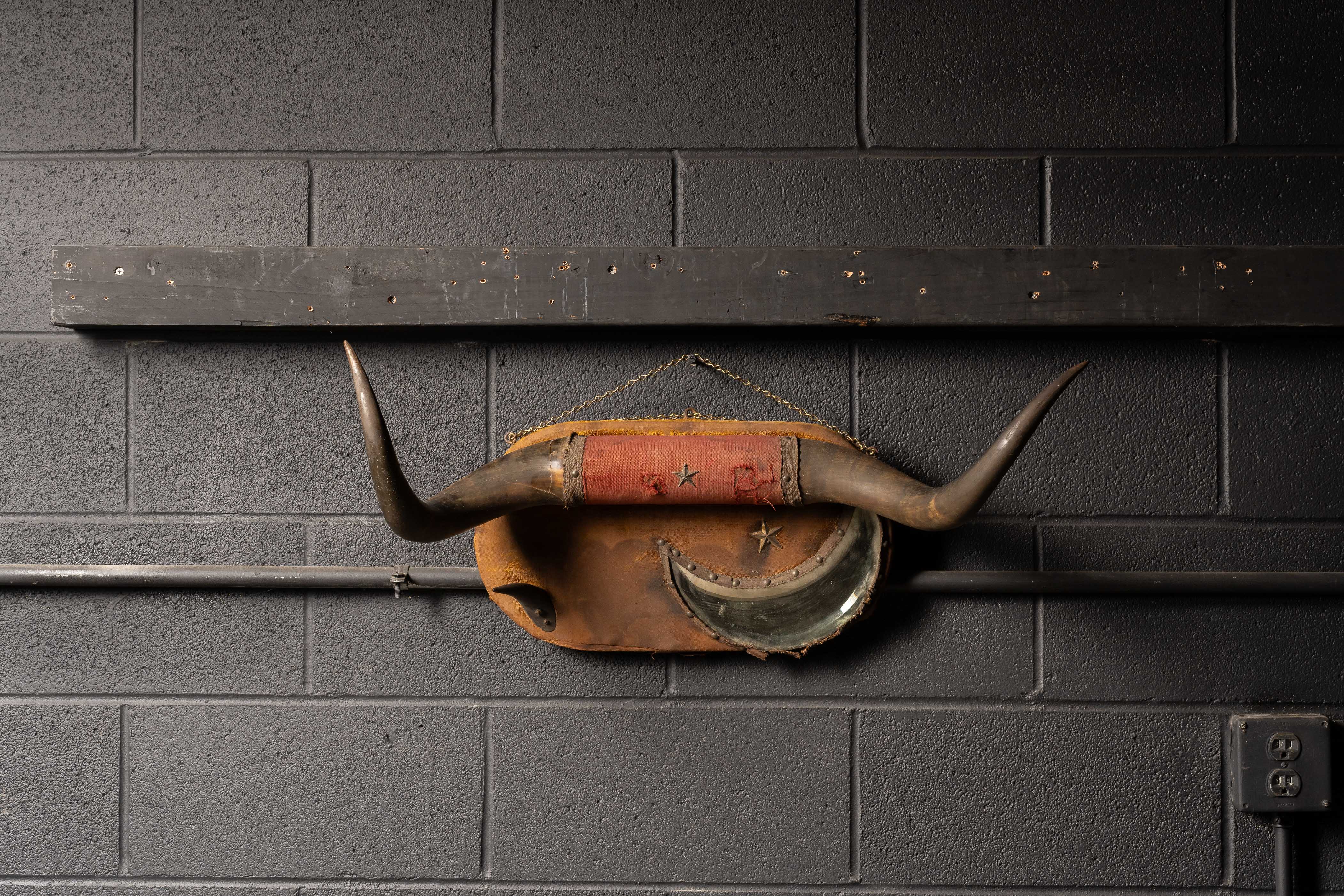 c. 1910s Bull Horn Wall Mount – Industrial Artifacts