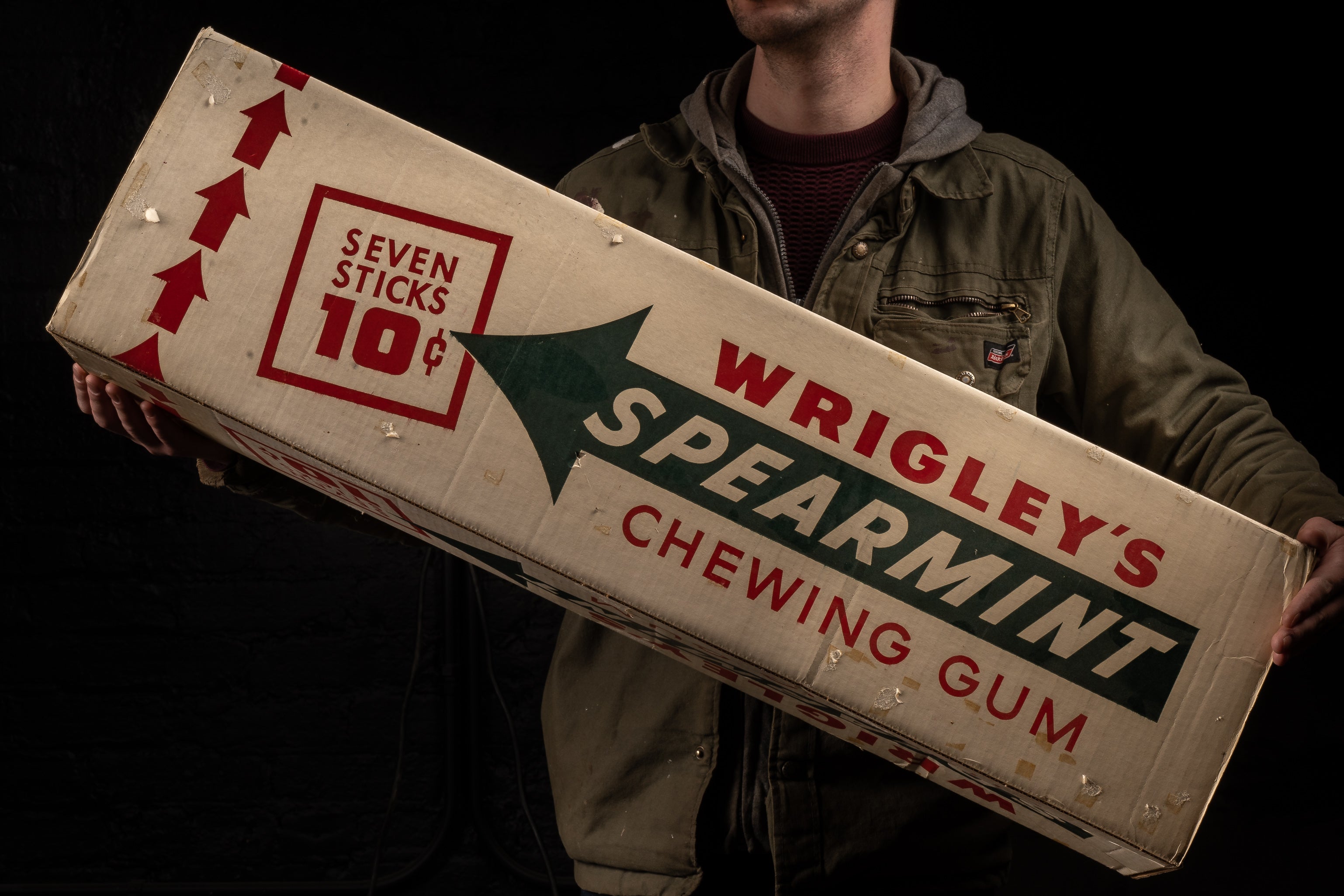 Large Vintage Wrigley's Spearmint Chewing Gum Store Display ...