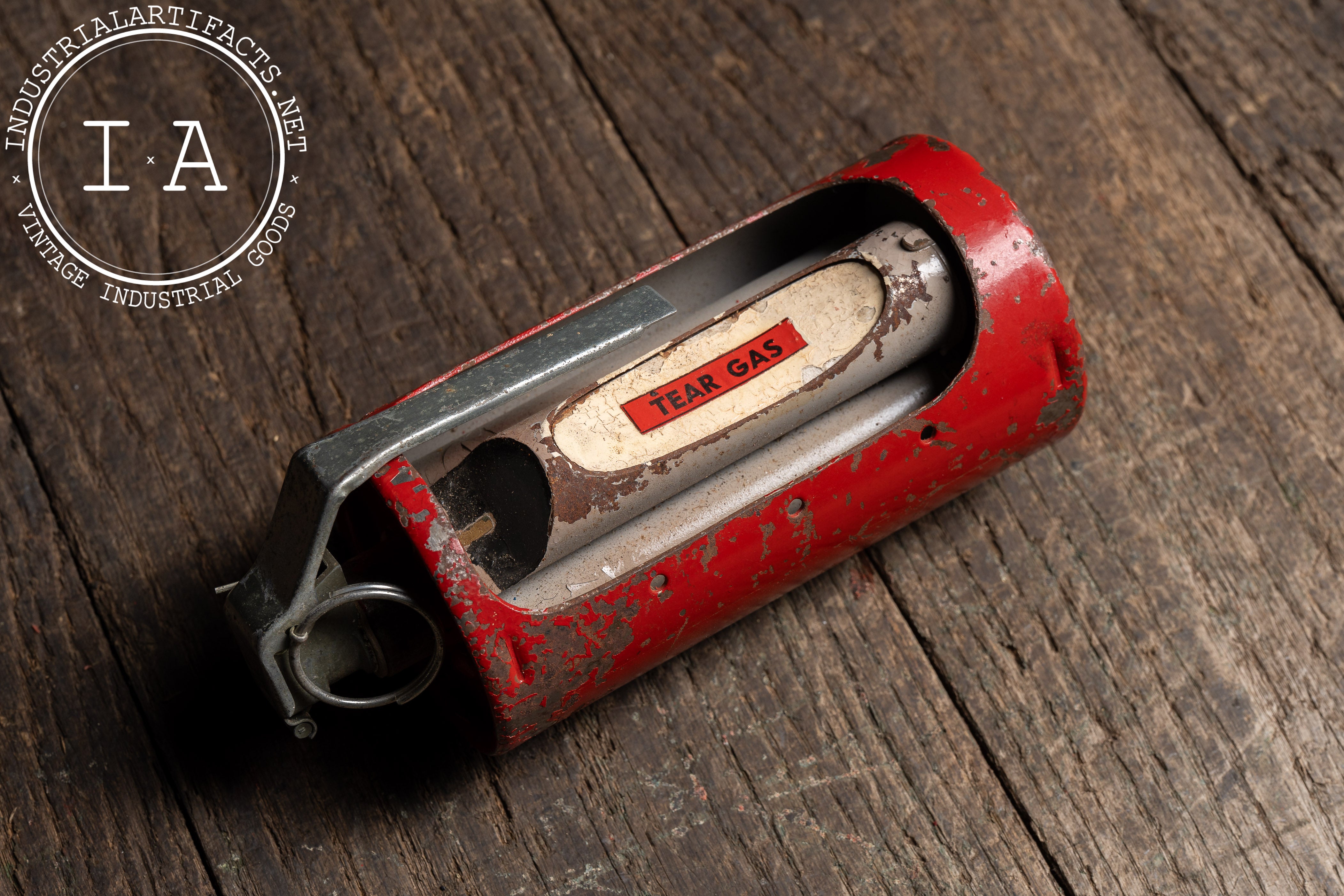 Vintage Cutaway Military Vapor Canister – Industrial Artifacts